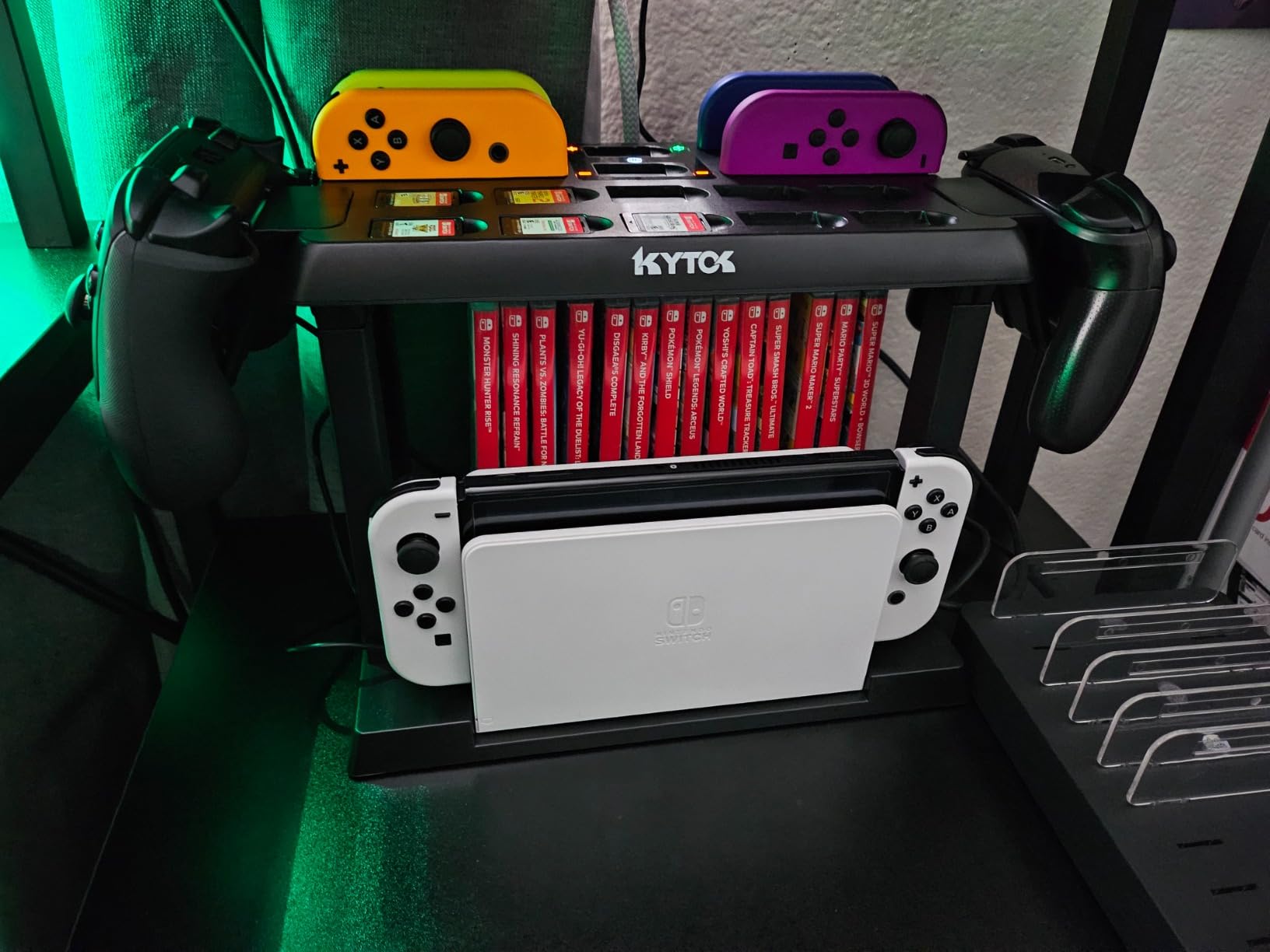 $8/mo - Finance Switch Games Organizer Station with Controller Charger ...