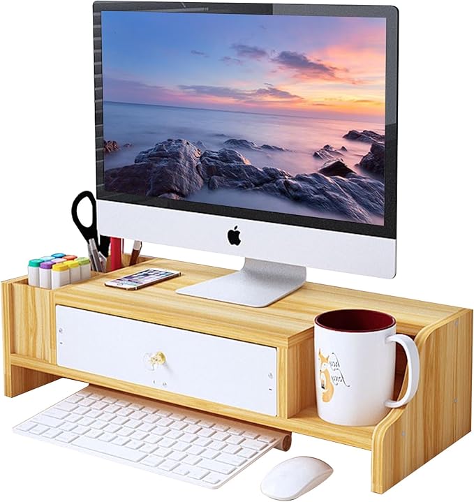 Amazon.com: KUHEITAER Monitor Riser, Monitor Stand, Monitor Stand Riser ...