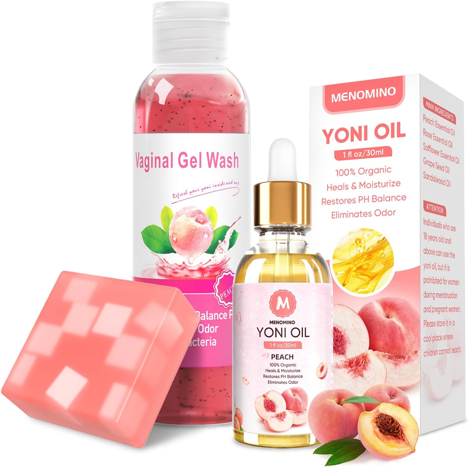 Amazon.com: Feminine Wash & Yoni Soap Bar & Yoni Oil for Women pH ...
