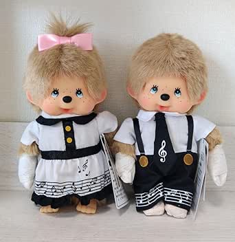 Amazon.co.jp: music monchhichi boy girl pair set : Toys & Games