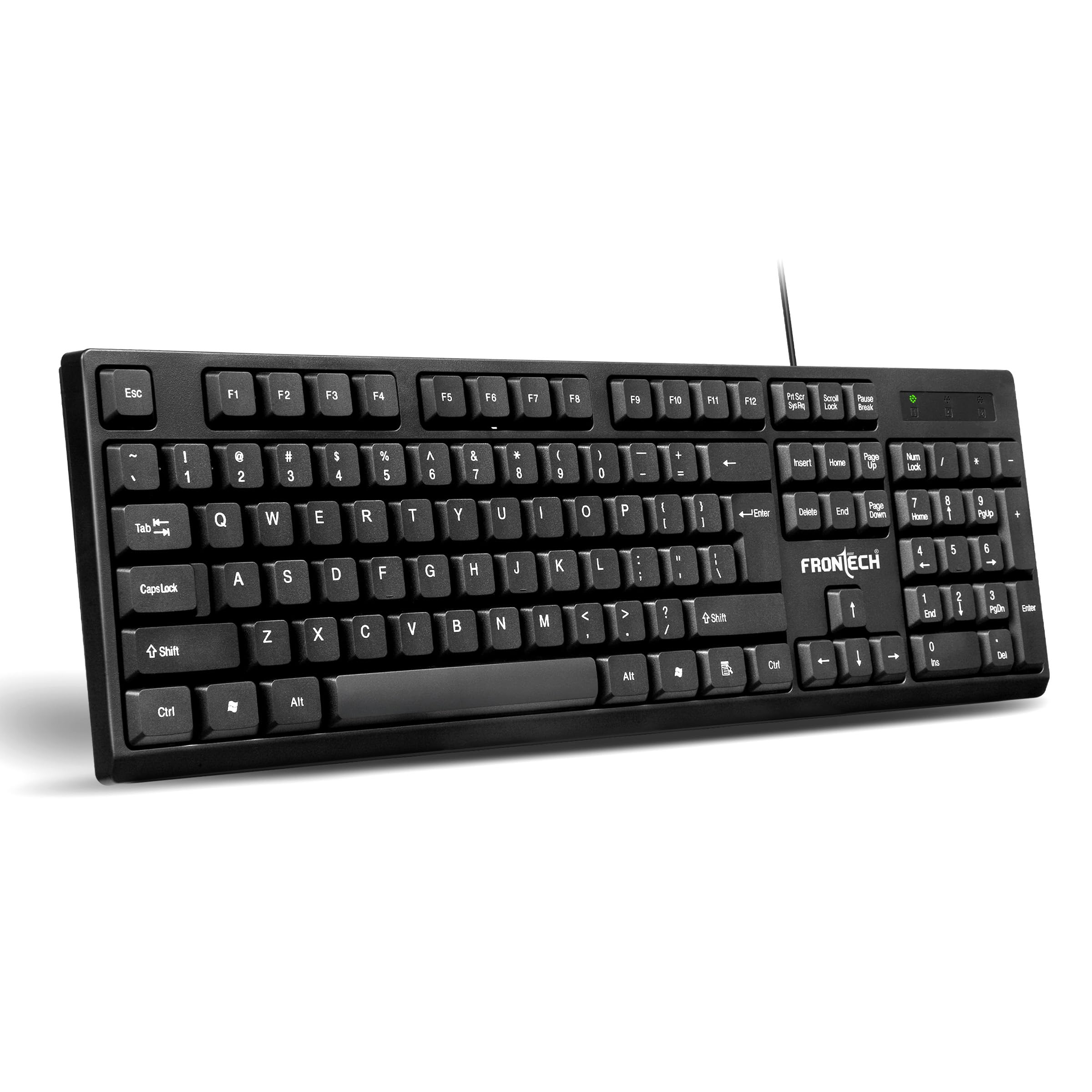 Amazon.in: Buy FRONTECH Wired Keyboard | 104 Keys with Super Slim ...
