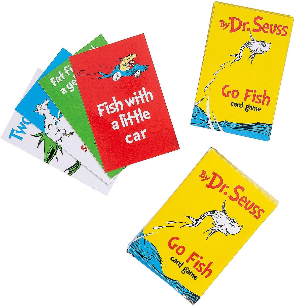 Amazon.com: Fun Express Dr. Seuss Go Fish Card Games - 12 Sets : Toys ...