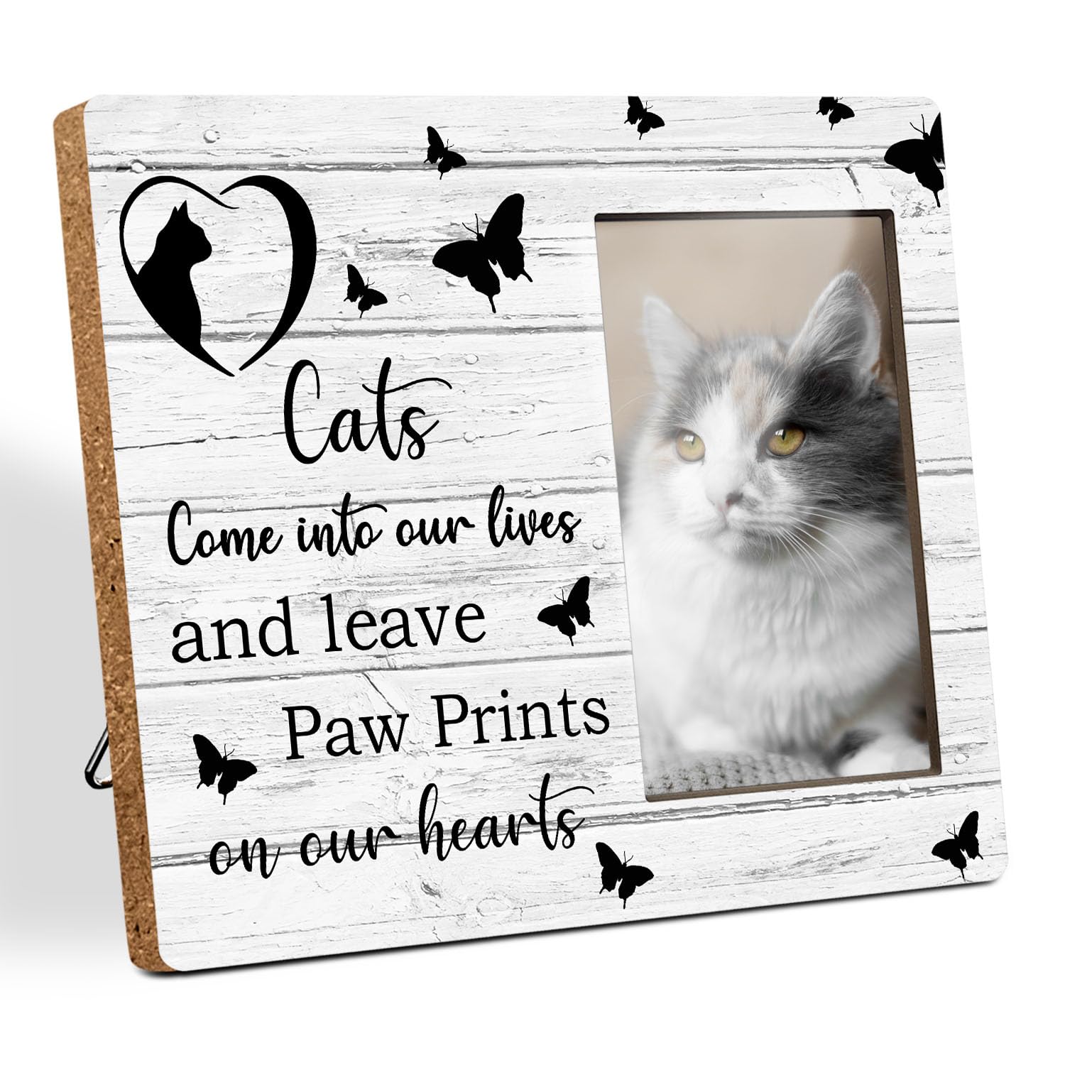 Amazon.com - Hatzelou Cat Sympathy Wooden Picture Frame, Cat ...
