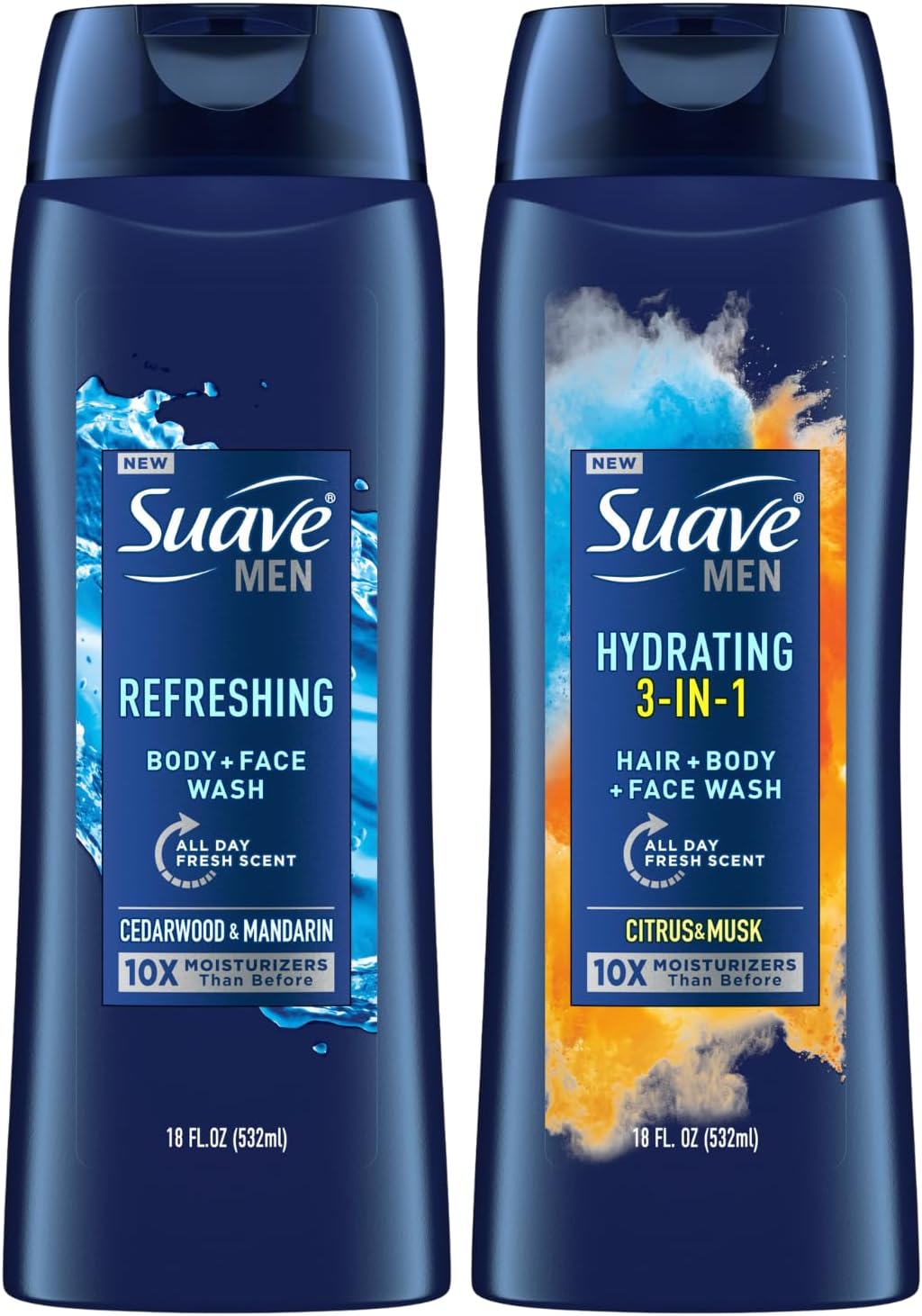Amazon.com : Suave Men Body Wash, Refresh, 15 Fl Oz : Bath And Shower Gels : Beauty & Personal Care