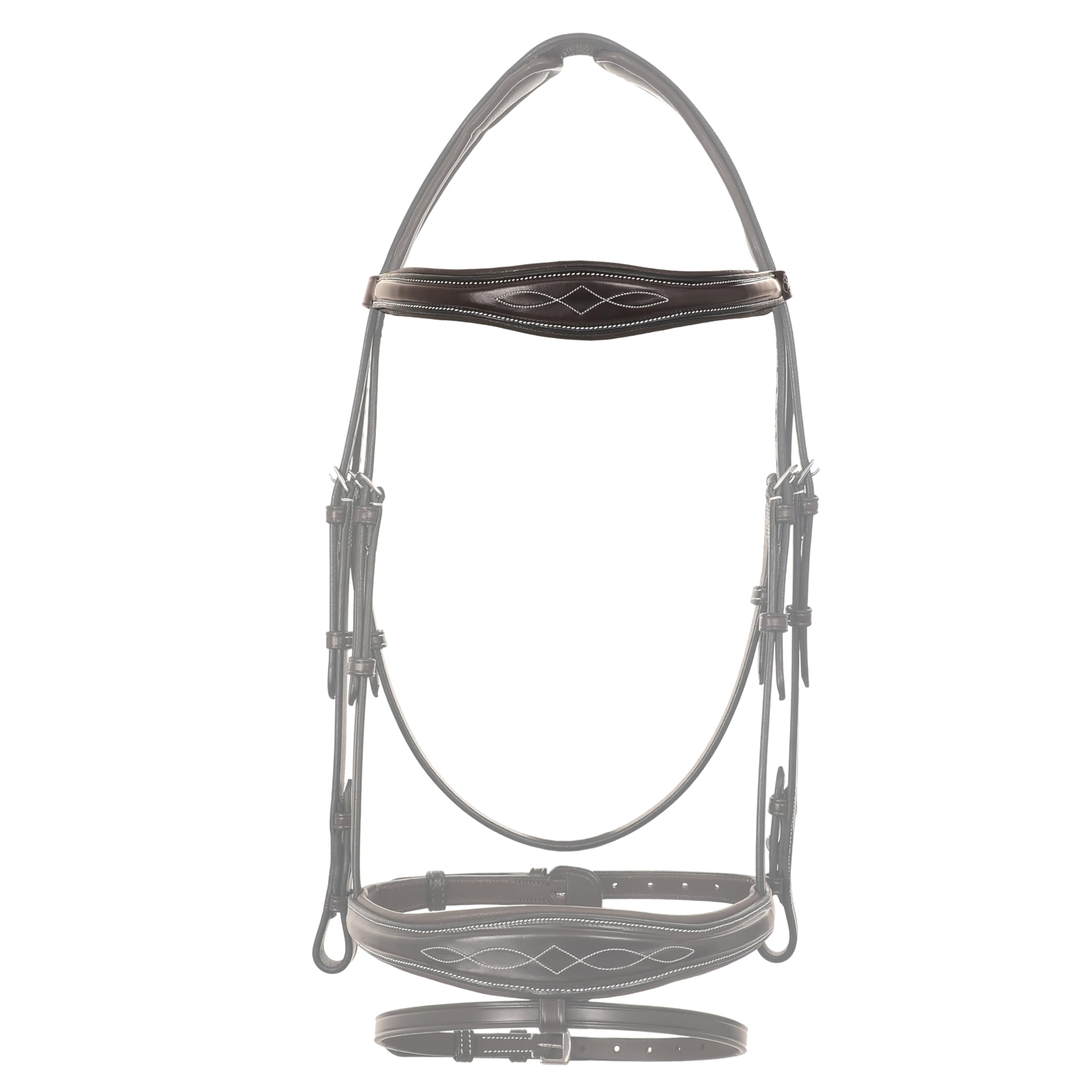 Equestrian Bridle Sets Exion English Jumping Flash Bridle - Anatomical ...