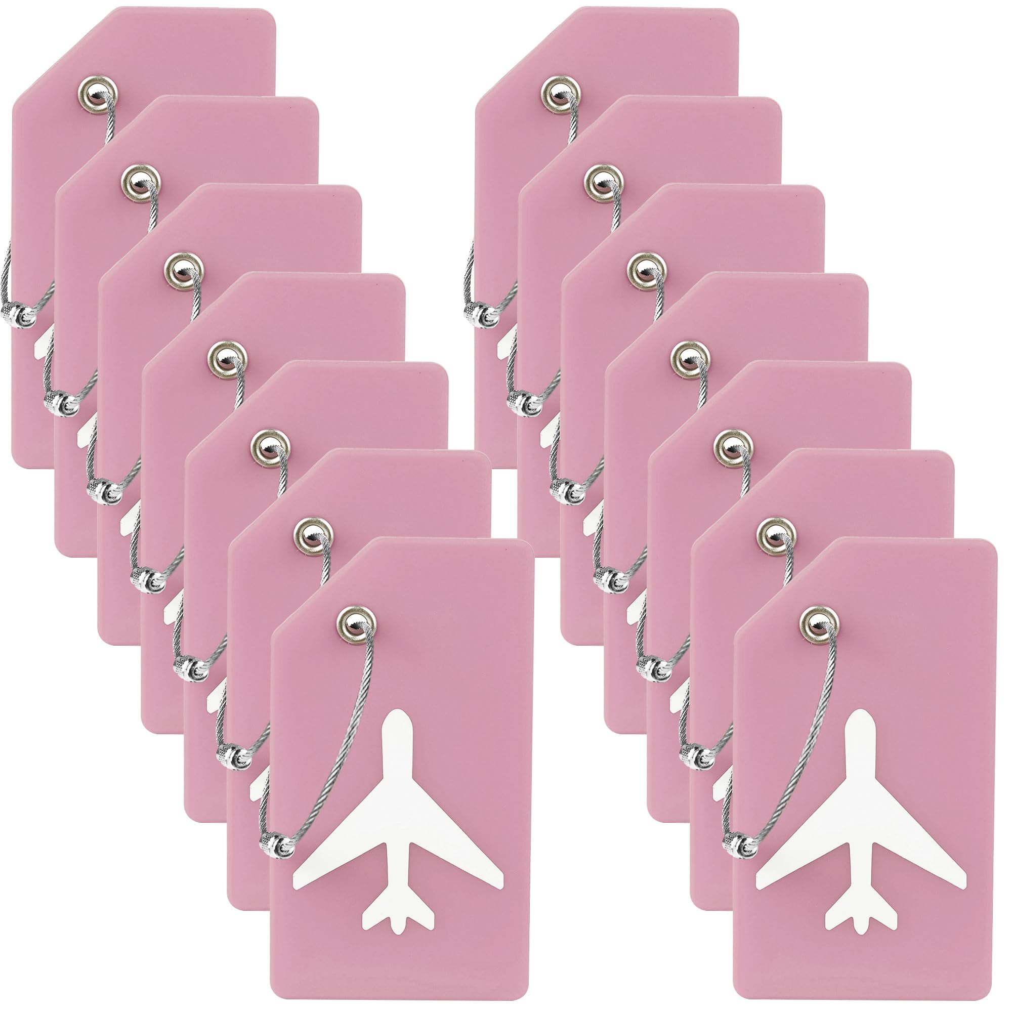 Snapklik.com : 14 Pack Silicone Luggage Tag For Suitcases