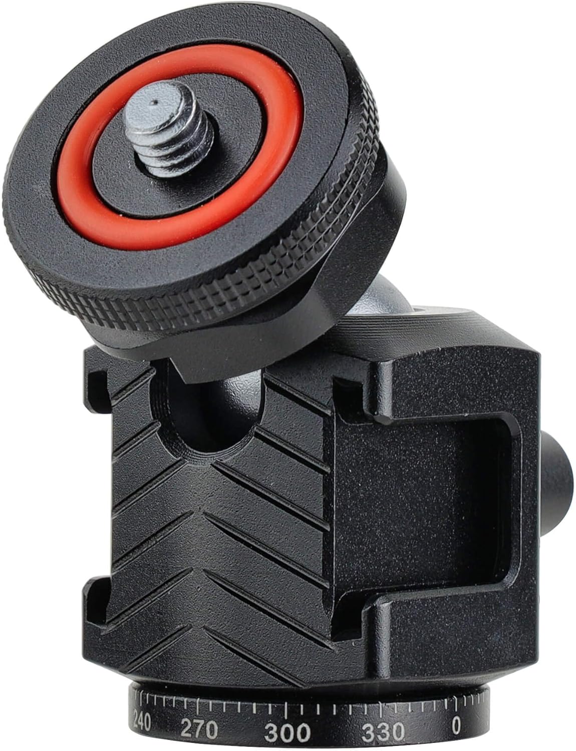 Amazon.com : Camera Ball Head Mount with Cold-Shoe Adapter, 1/4 inch ...