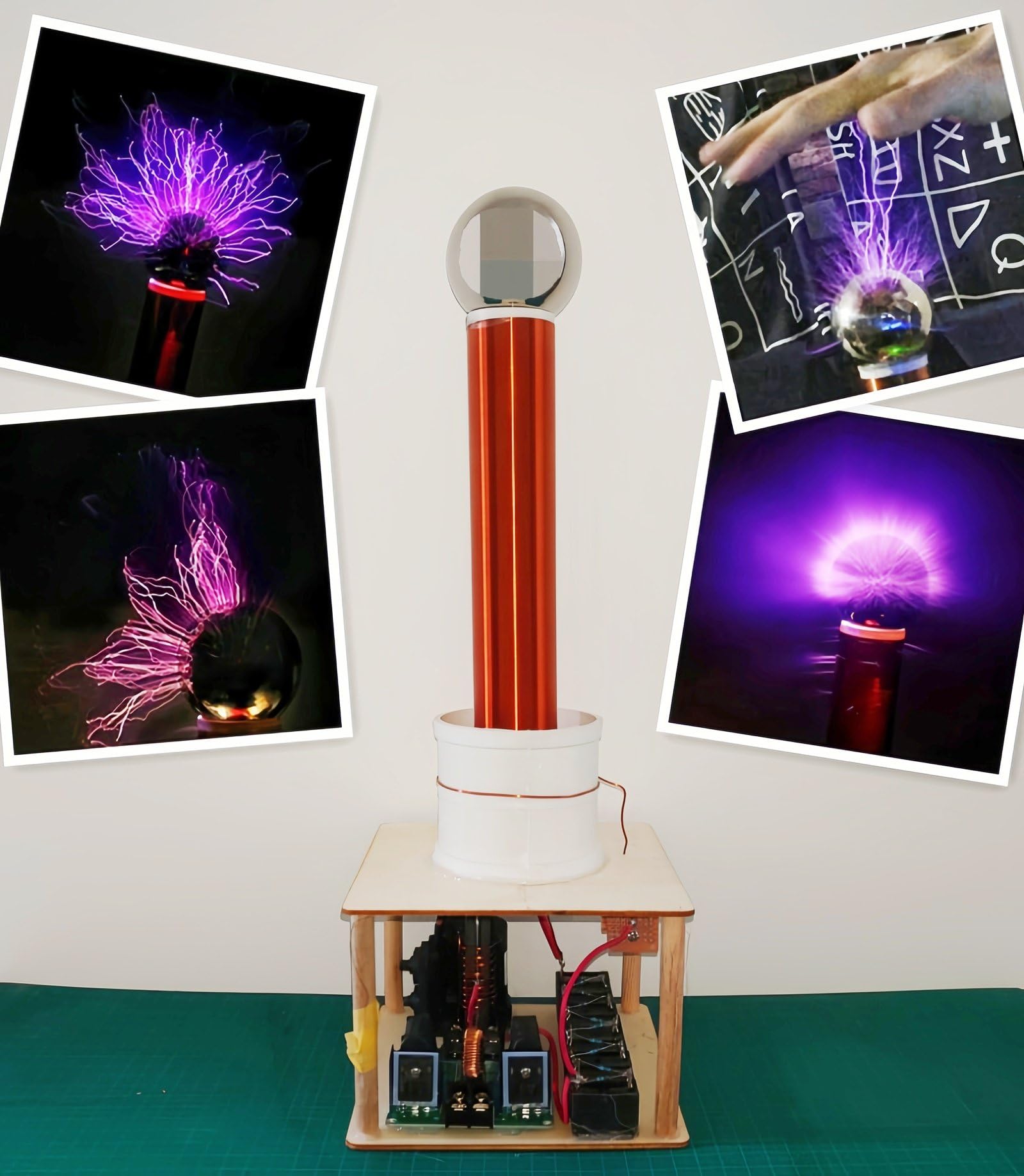 Snapklik.com : Tesla Coil DIY Kit, Spark Gap Arc Generator Plasma Ball ...