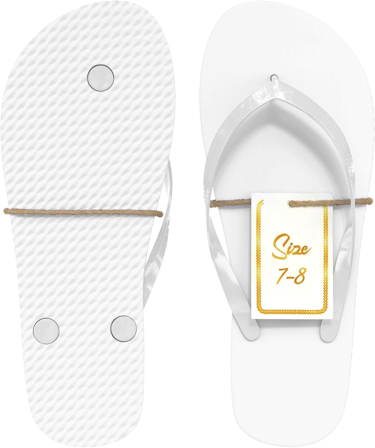 Amazon.com | SLR BRANDS Bulk Flip Flops 50 Pack for Wedding Guests ...