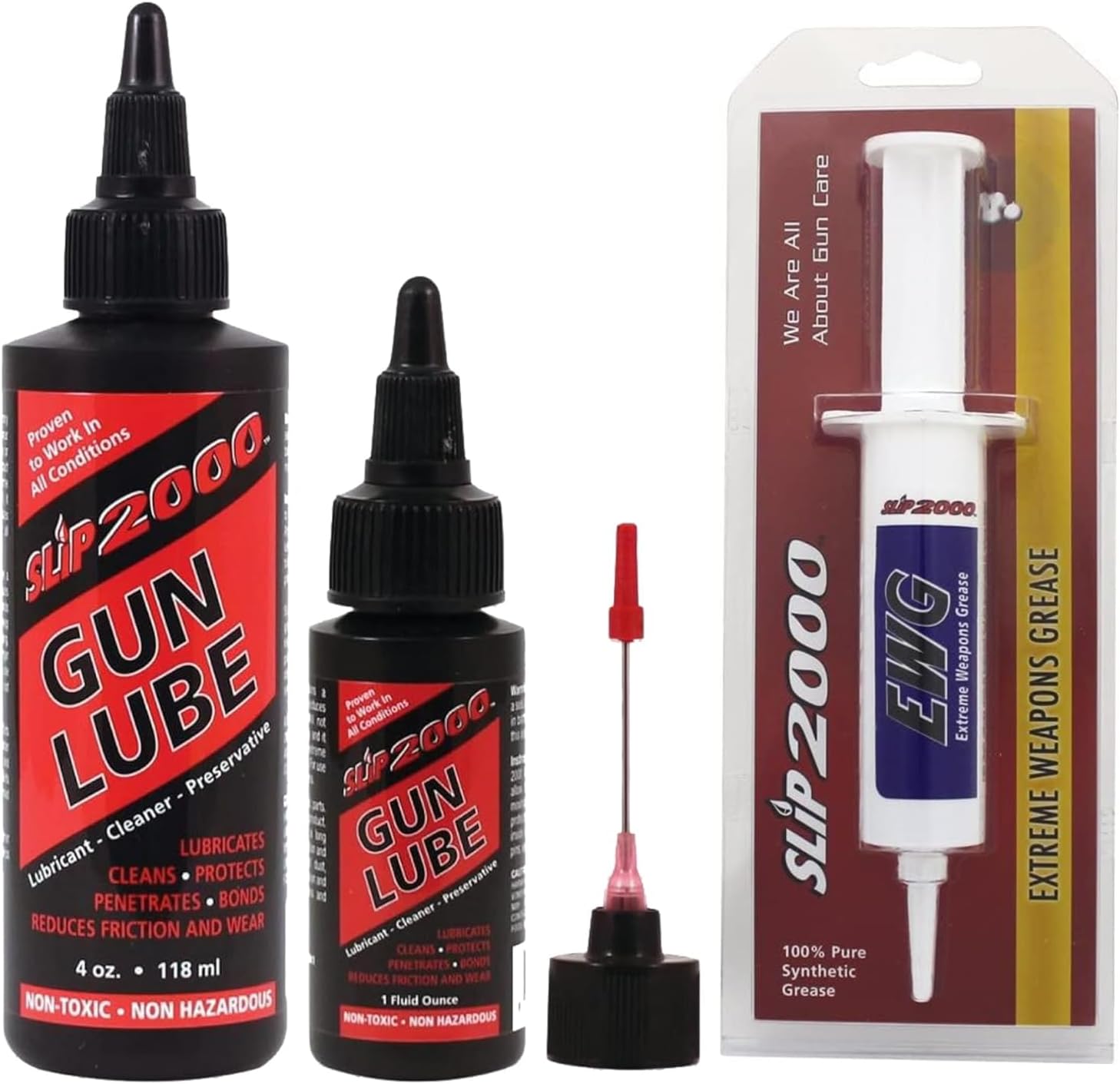 Amazon.com: Slip2000 Gun Lube Combo Pack with Needle Tip Applicator and ...