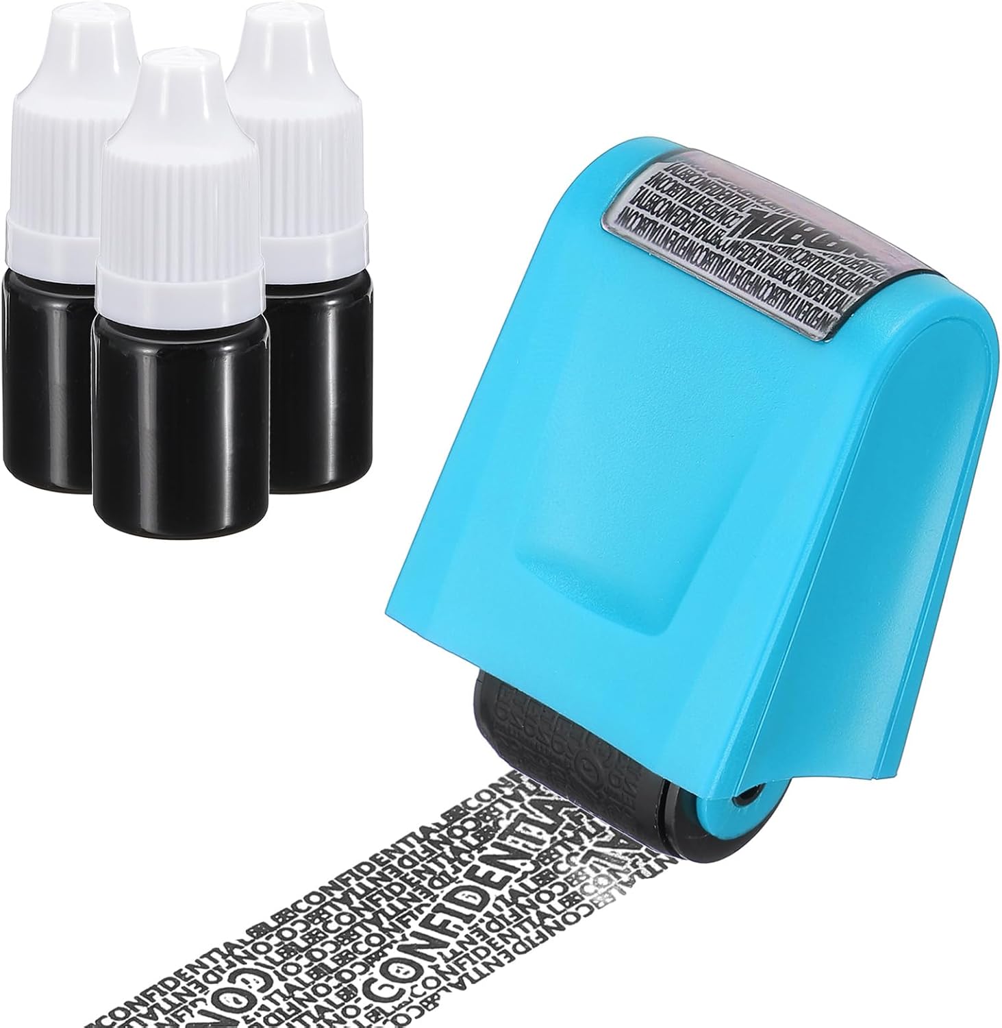 Amazon.com: PATIKIL Identity Theft Protection Roller Stamp, 0.7 ...