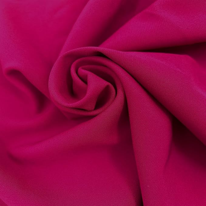 Amazon.com: Stylish FABRIC 4-Way Twill Stretch Solid Color Polyester ...