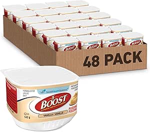 BOOST Pudding à la vanille, complément nutritionnel oral prêt à manger ...