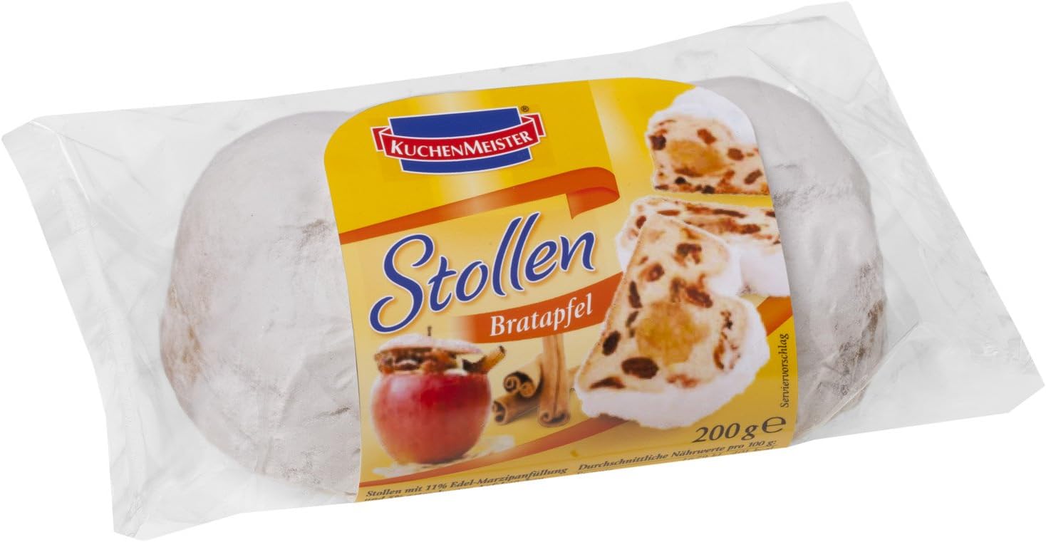 Kuchenmeister Apple Stollen 200g : Amazon.co.uk: Grocery