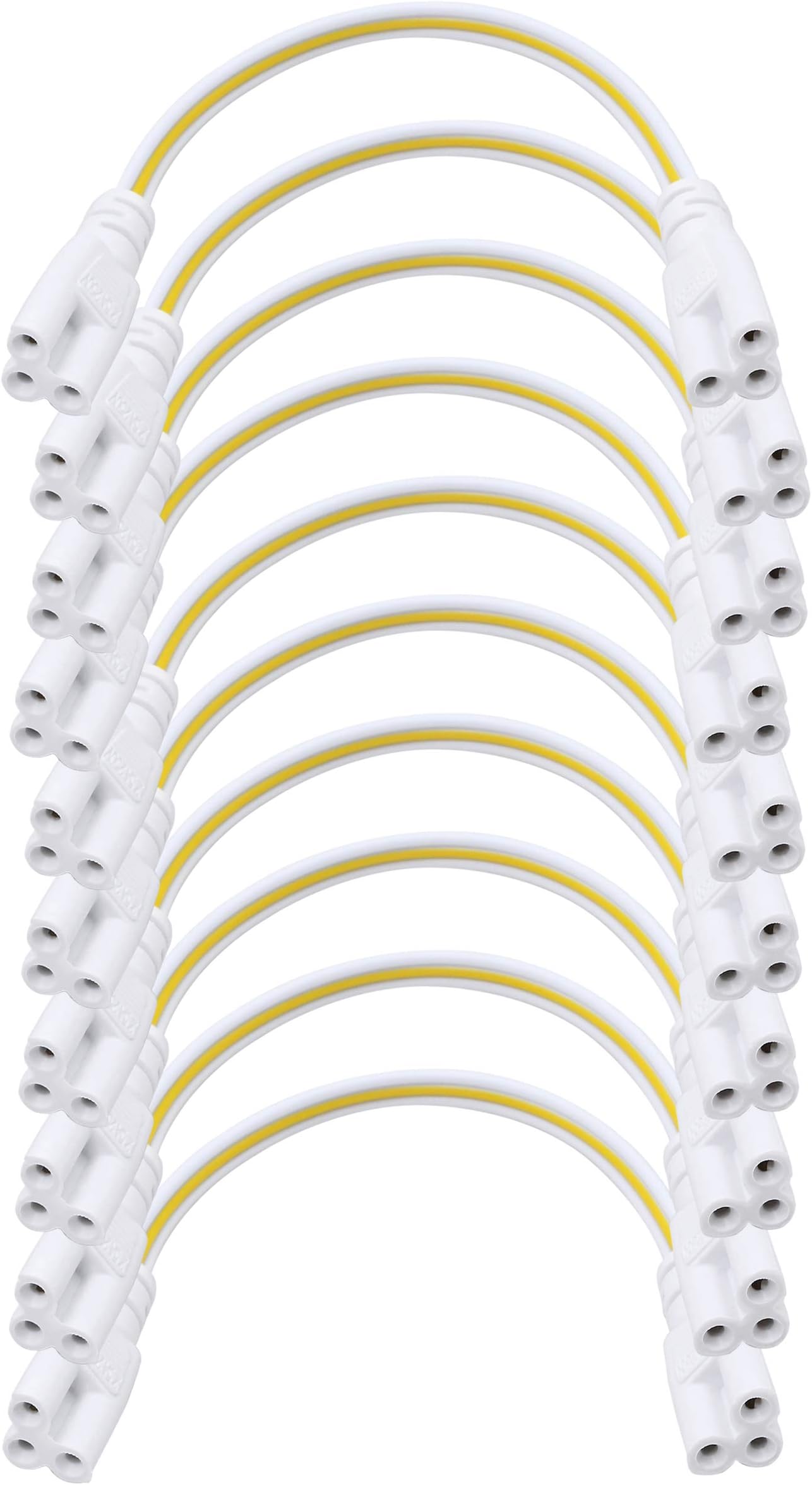 T5 T8 LED Lamp Connectors Akamino 4 Pack Double End 3 Pin Wire Ceiling ...