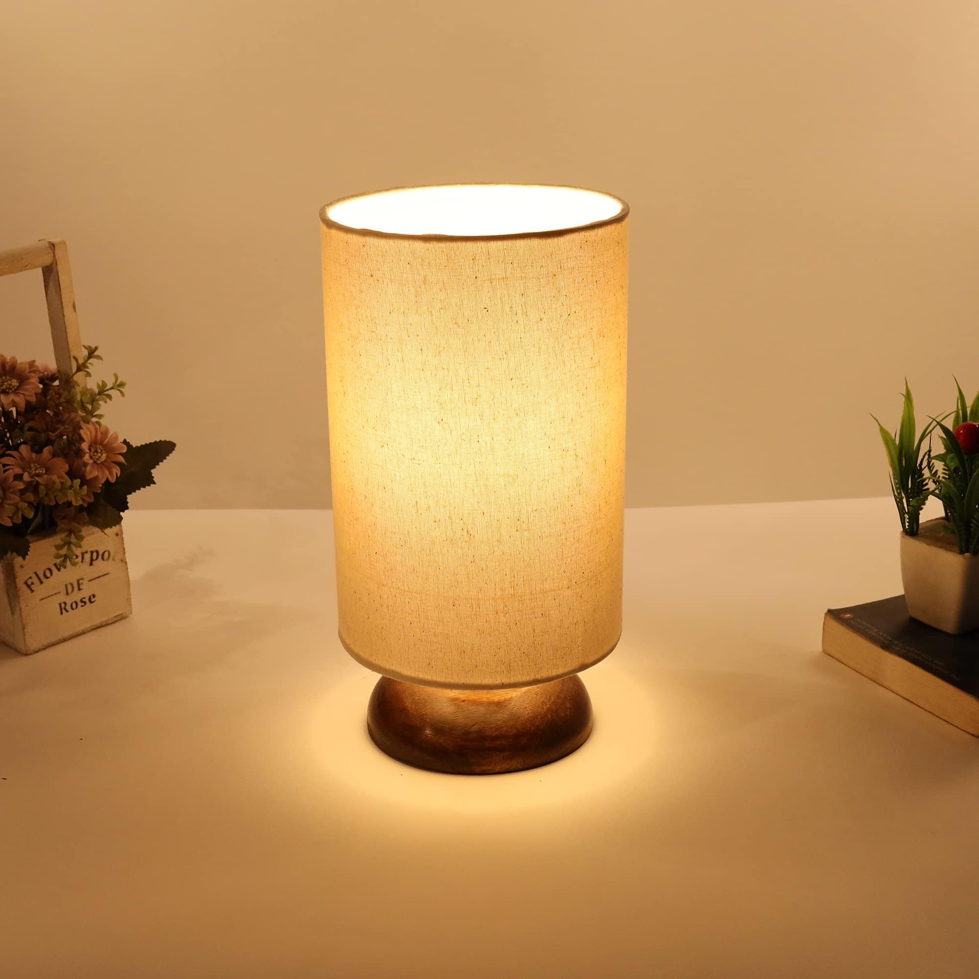 Buy Animate Homes Modern Glass Ball LED Table Lamp Unique Bedside ...