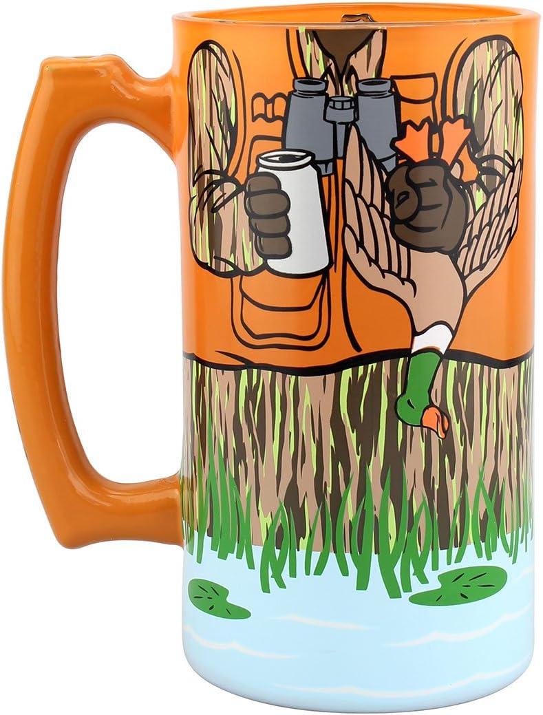 Amazon.com | Top Shelf Stein, "Open Season Quack One Open": Beer Mugs ...