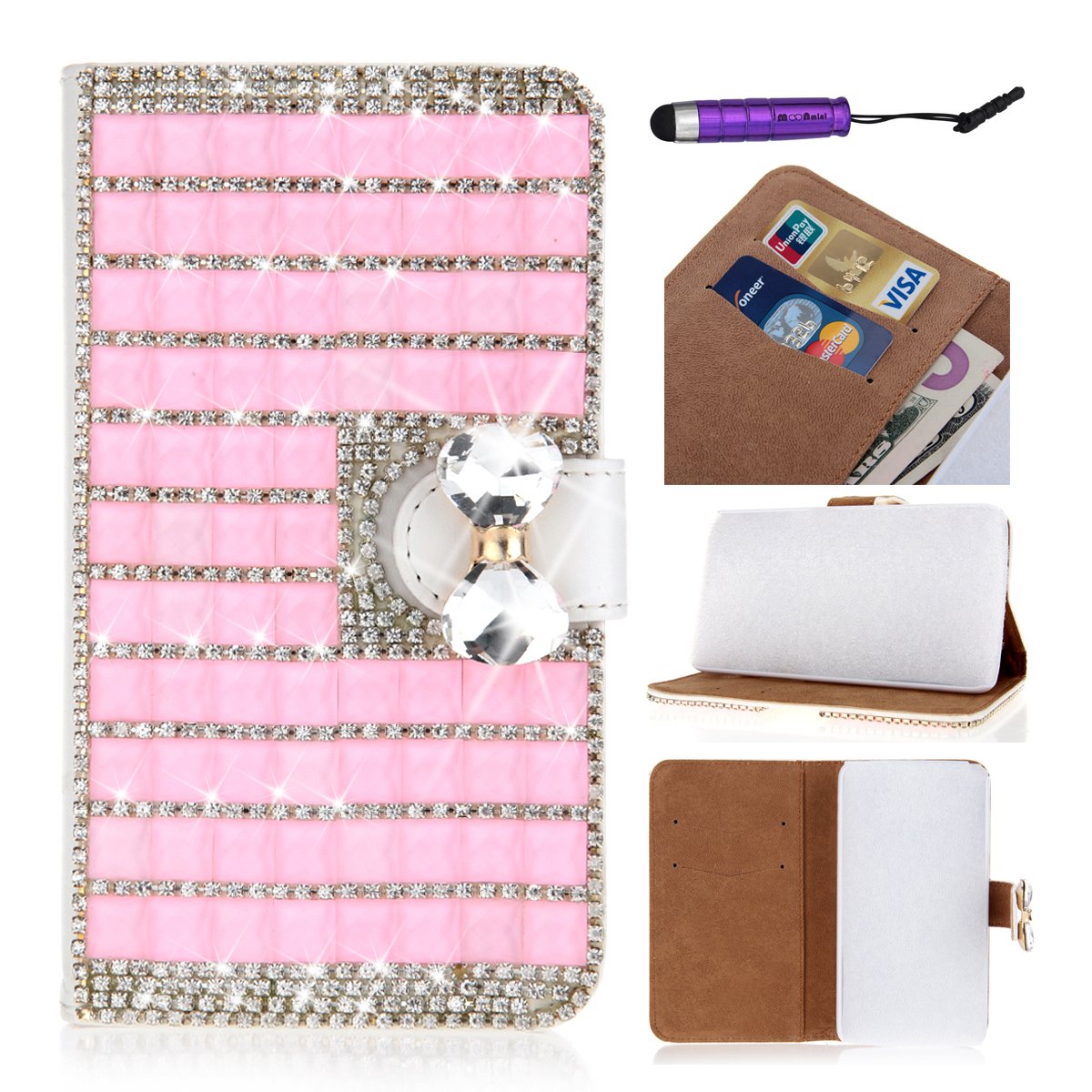 Nokia Asha 503 Case,Nokia Asha 503 Case,Women Premium PU Leather Wallet ...