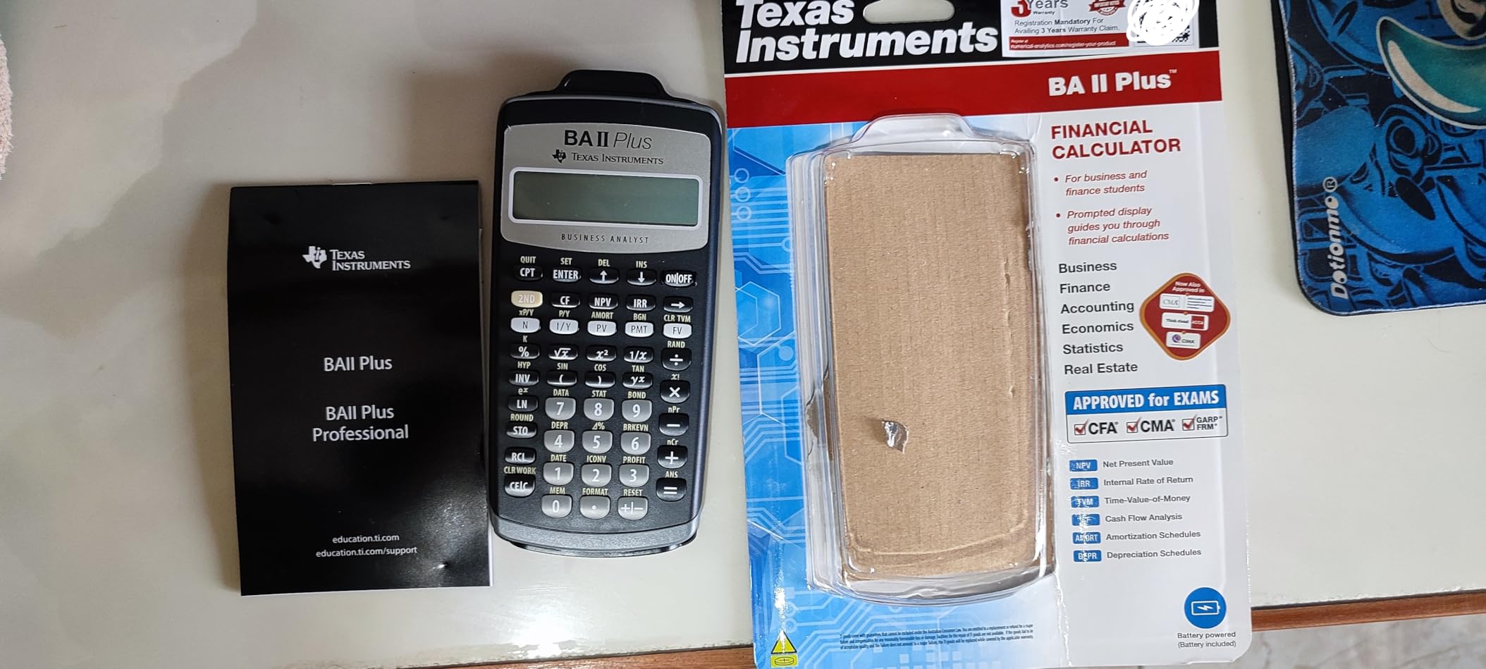 Texas Instruments BA II Plus Financial Calculator : Texas Instruments ...