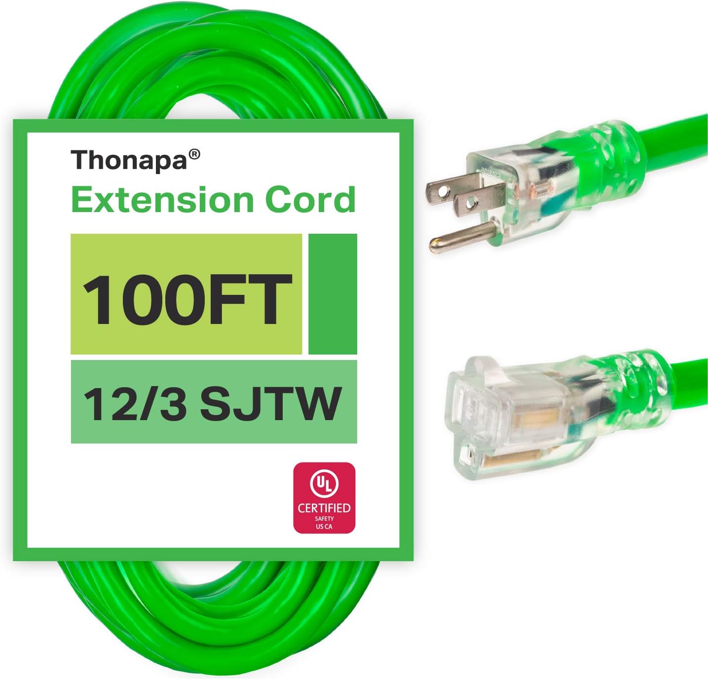 Amazon.com: Ultra Explorer 25 FT Outdoor Extension Cord with Lighted ...