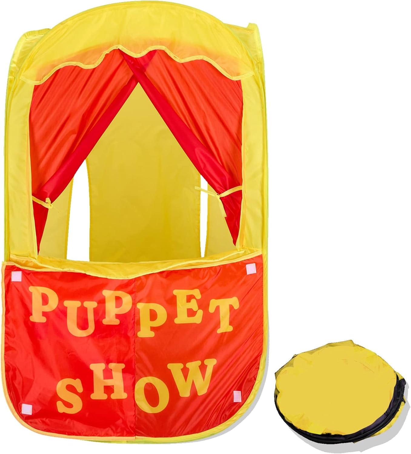 Amazon.com: Playbees Puppet Show Pop Up Play Tent with Front Stage ...