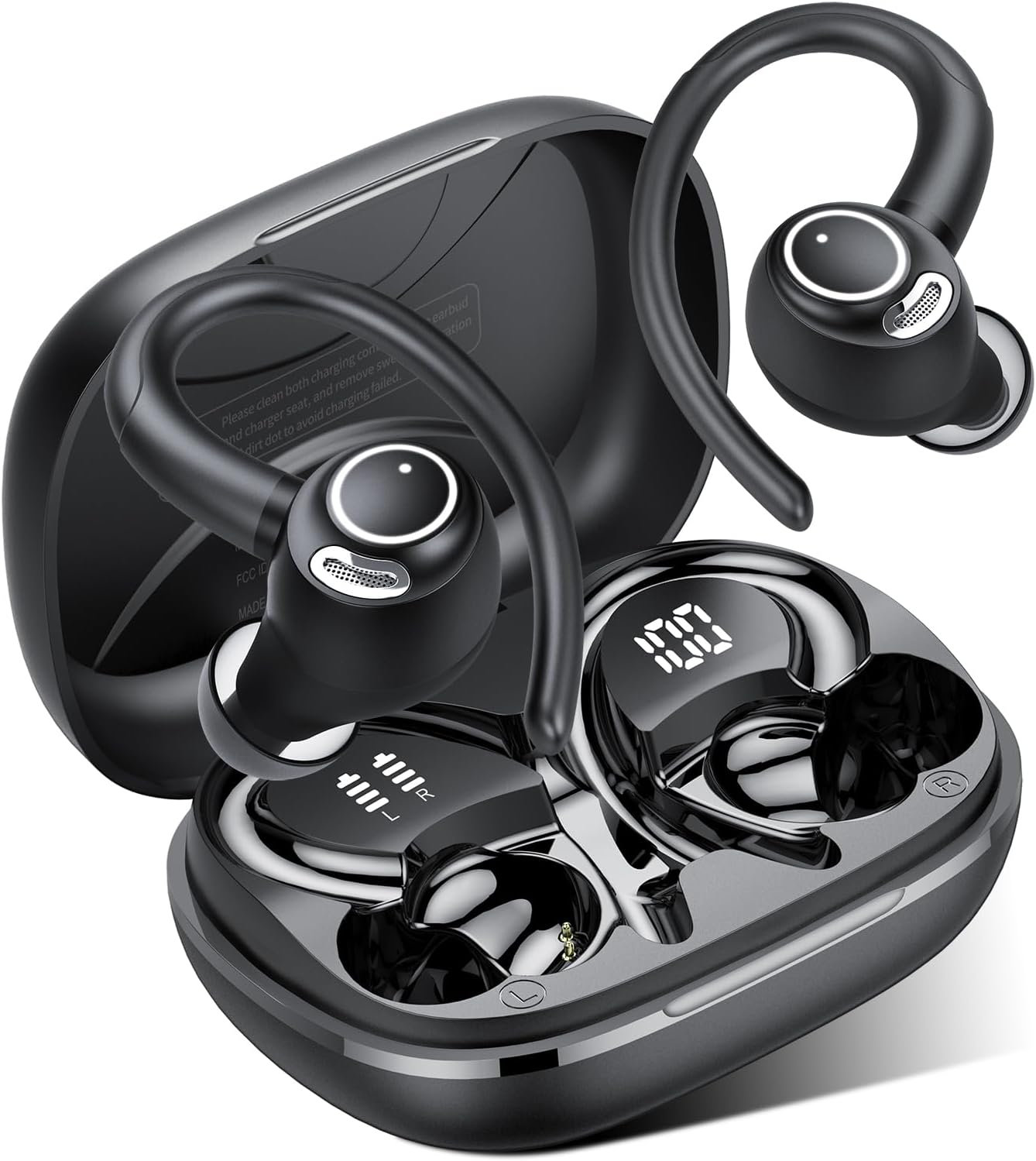 Ecouteurs Bluetooth sans Fil Sport, 2025 Headphones 5.4 HiFi Stéréo ...