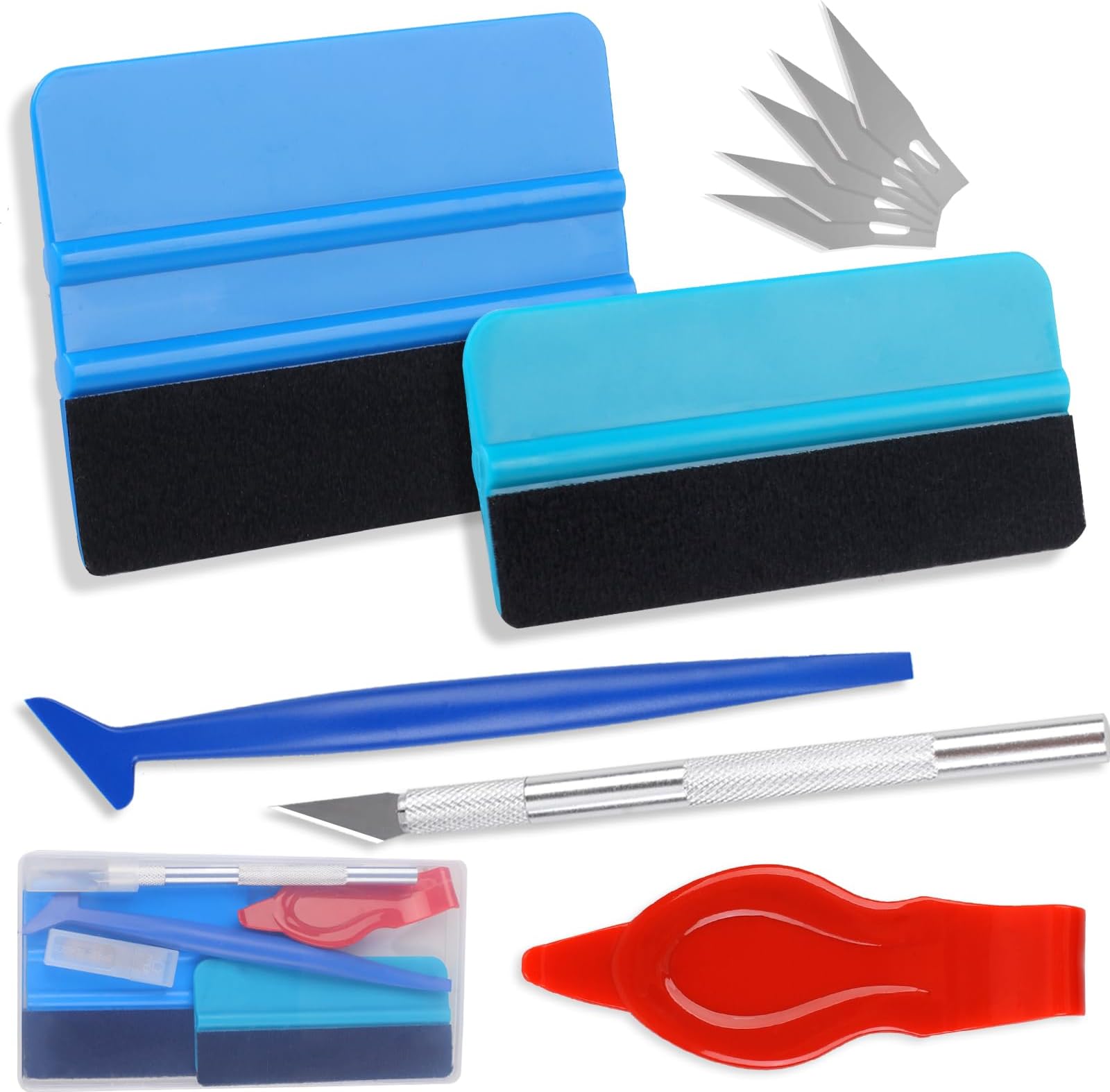 Amazon.com: 10PCS Window Tint Tools Kit, Premium Vinyl Wrap Kit, Easy ...