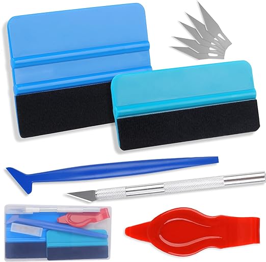 Amazon.com: 10PCS Window Tint Tools Kit, Premium Vinyl Wrap Kit, Easy ...
