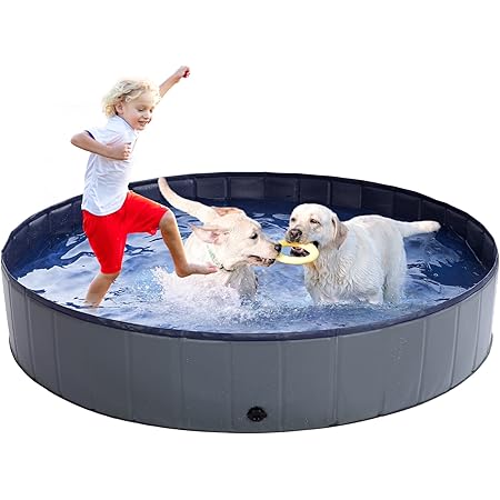 Amazon.com: Dog Pool - Dog Pools for Large Dogs, Pet Pool Hard Plastic ...