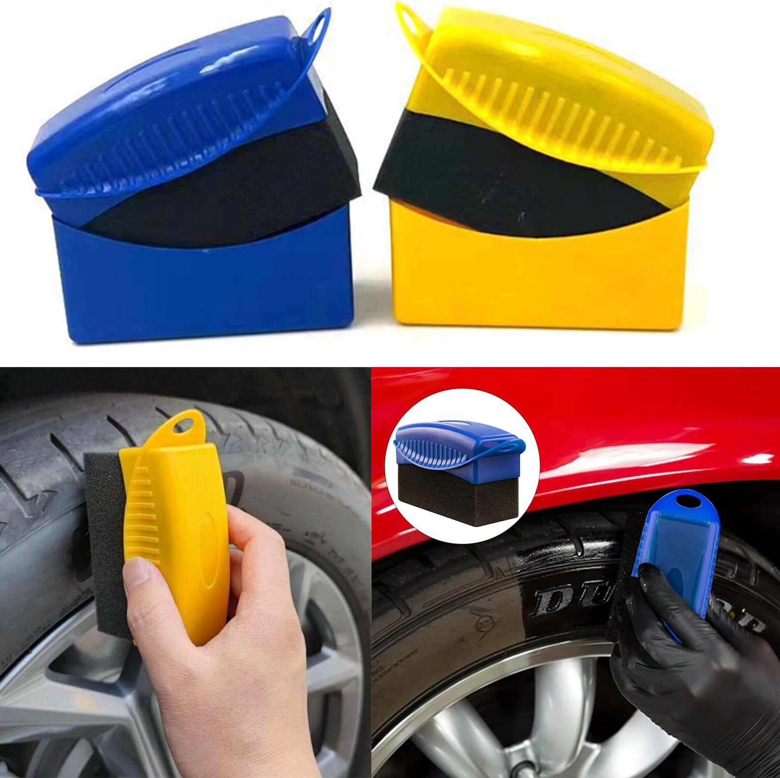 Amazon.com: Tire Shine Dressing Applicator Pad, Tire Foam Applicator ...