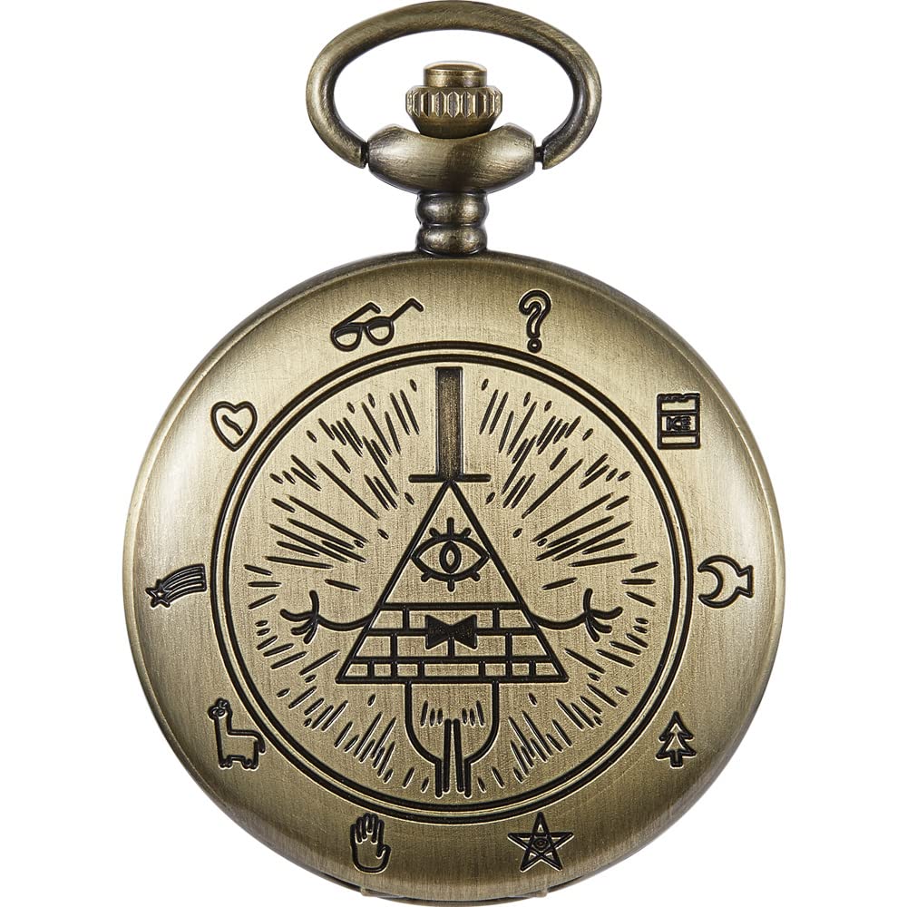 Pocket Watch Eye of Providence Weird Town Triangle Devil Gravity Bill ...