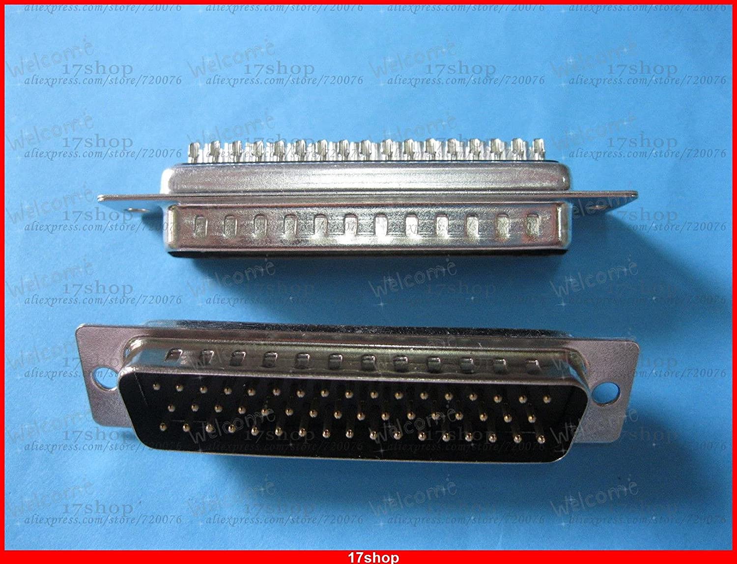 D-sub 50 pin Male 3 Rows Solder Type Connector, Pack of 01 No : Amazon ...