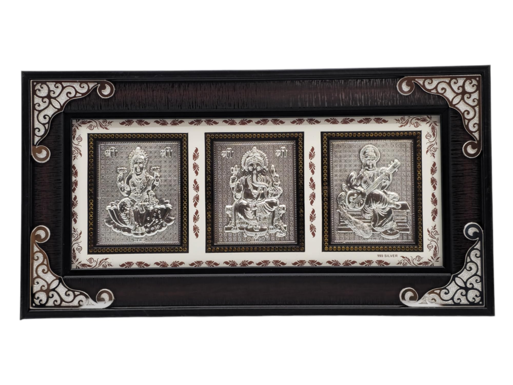 Crown Jewels 999 Pure Silver Hindu Gods photo frame (14in x 8in ...