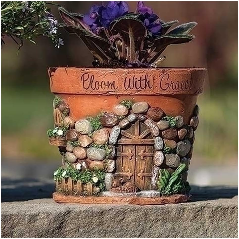 Amazon.com : Giftware by Roman, Garden Collection, 5" H Bloom with ...