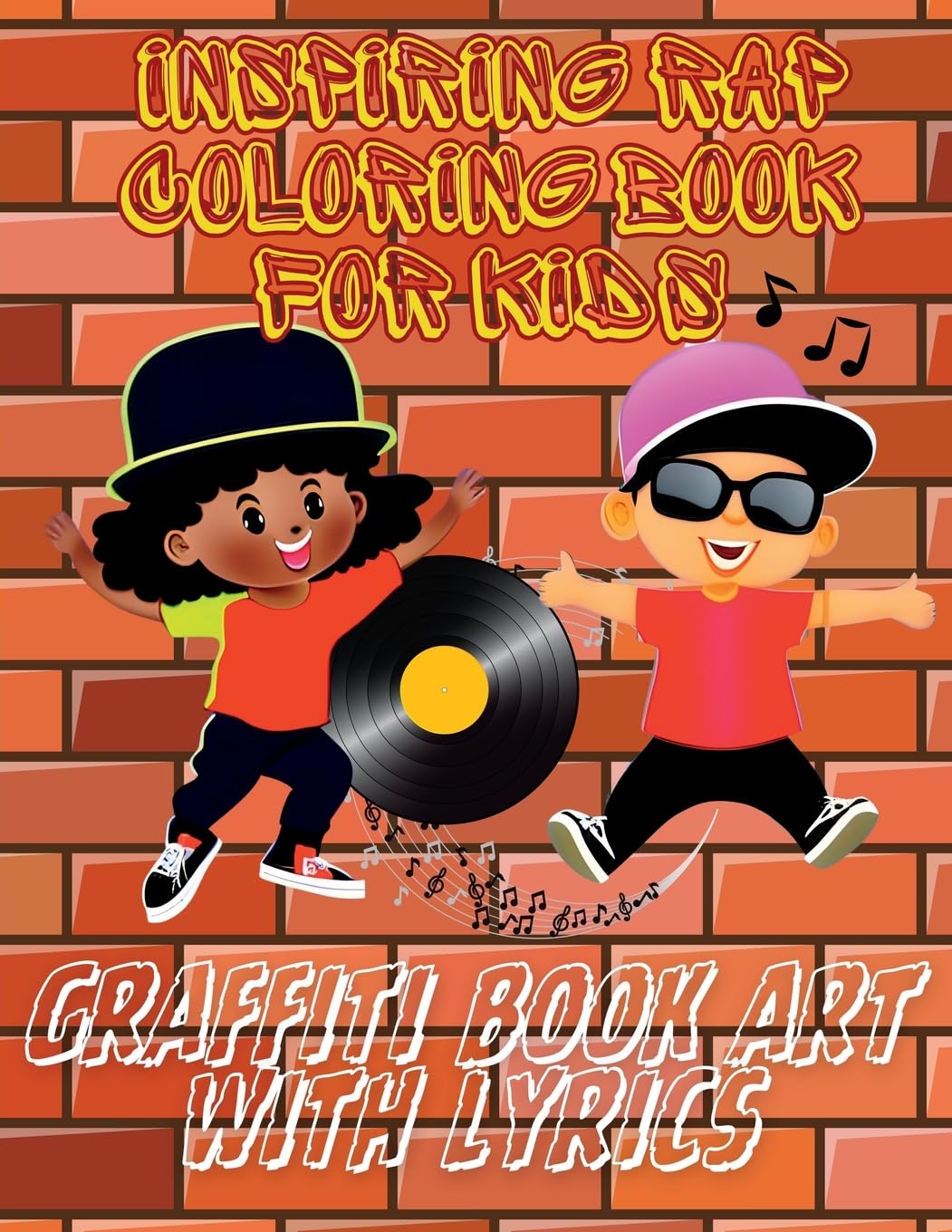 Amazon.com: Inspiring Rap Coloring Book For Kids: Graffiti Book Art ...