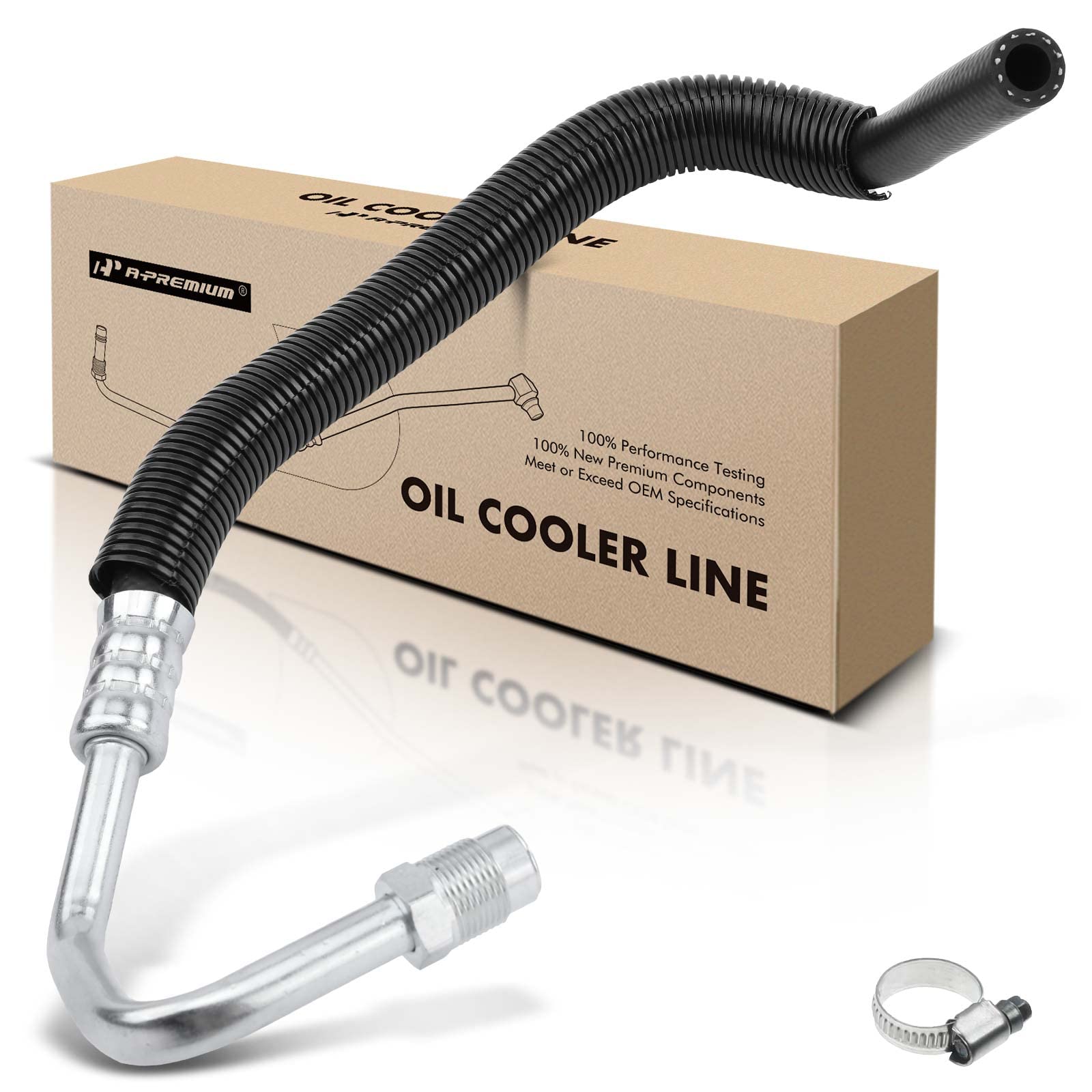A-Premium Automatic Transmission Oil Cooler Line Hose Assembly ...