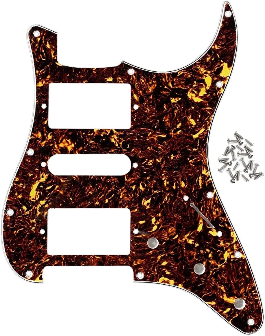FLEOR 11 Hole HSH Strat Pickguard Scratchplate with Screws for American ...