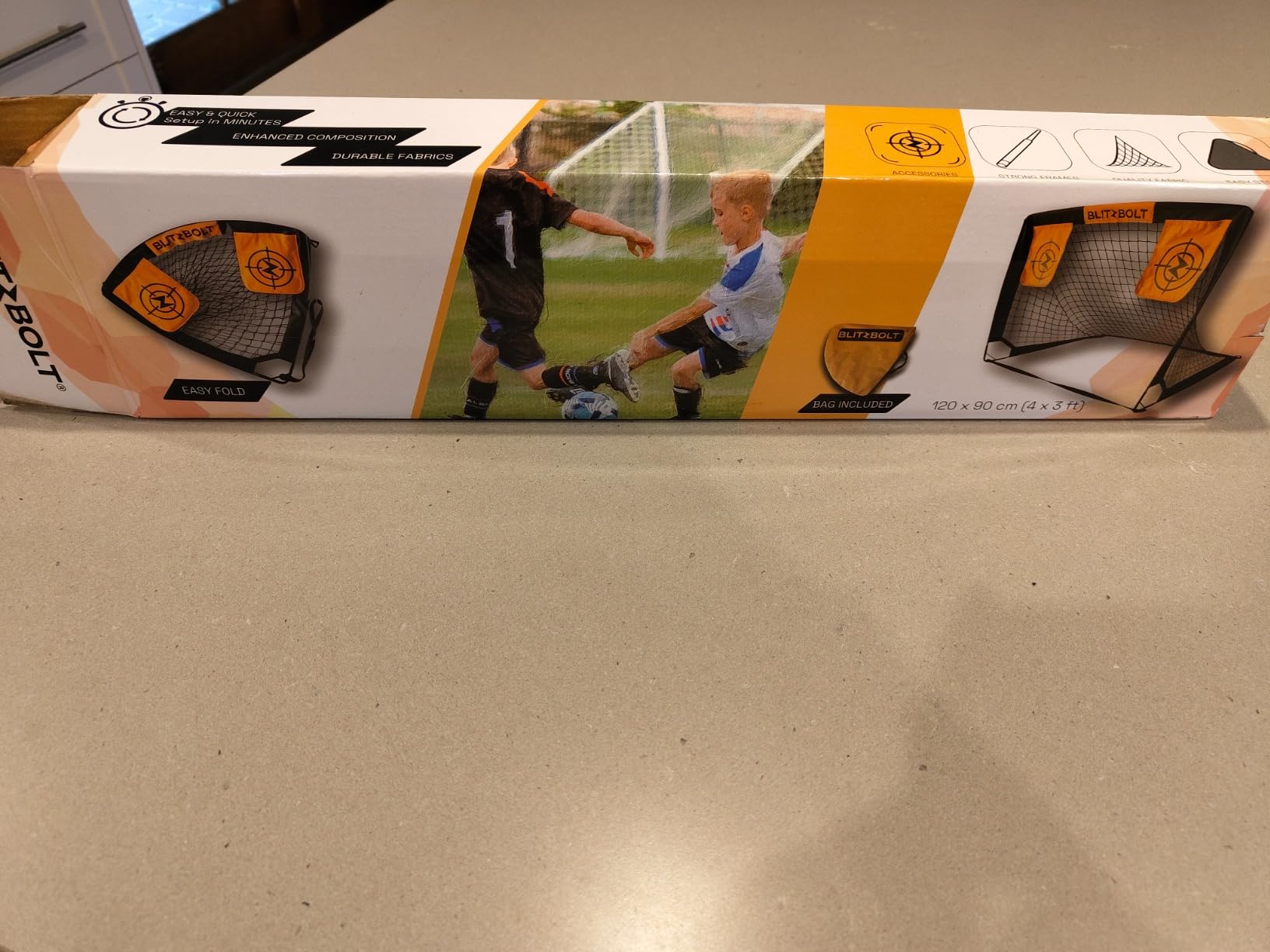 BlitzBolt Soccer Pop-Up Goal
