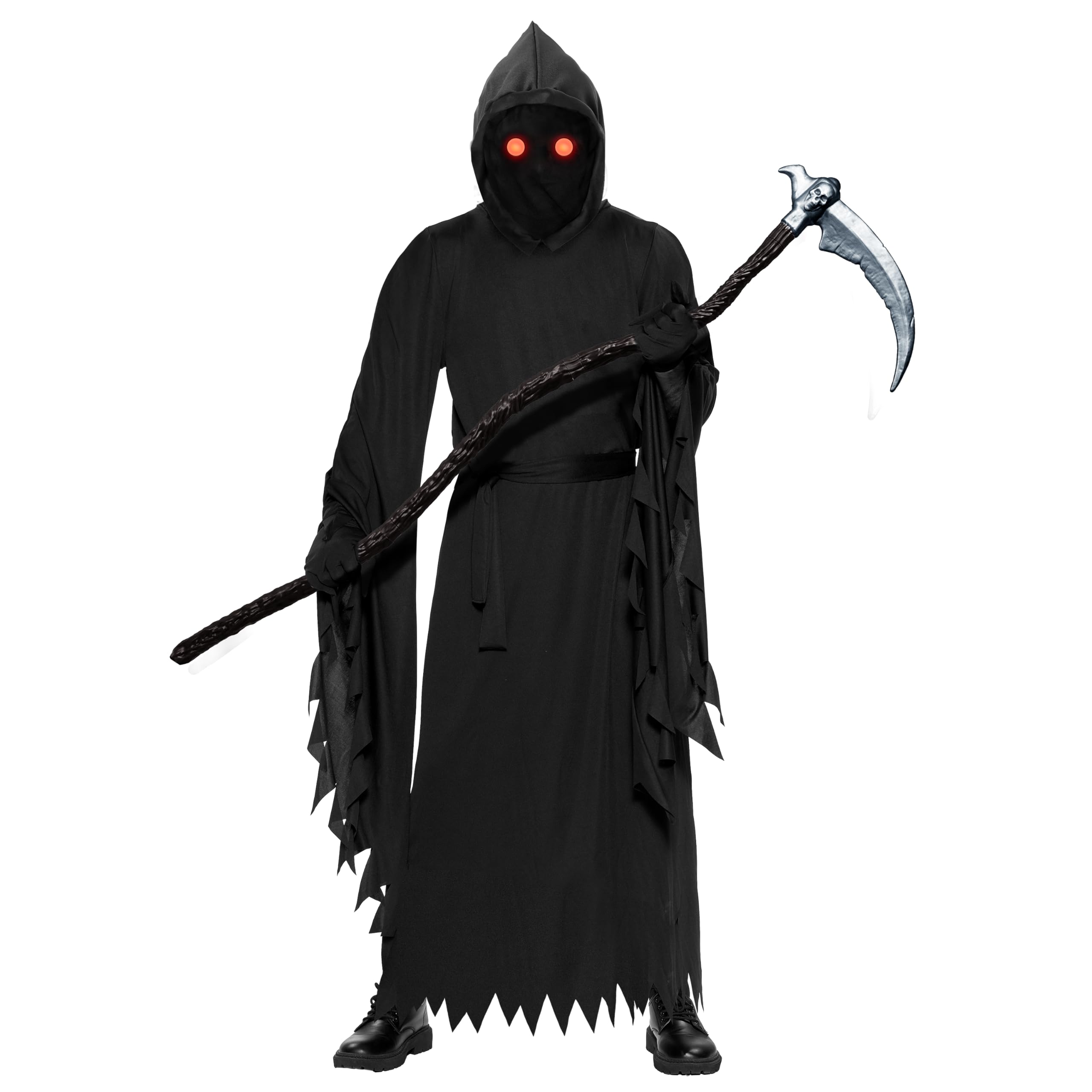 Spooktacular Creations Men Dark Grim Reaper Costume with Grim Reaper ...