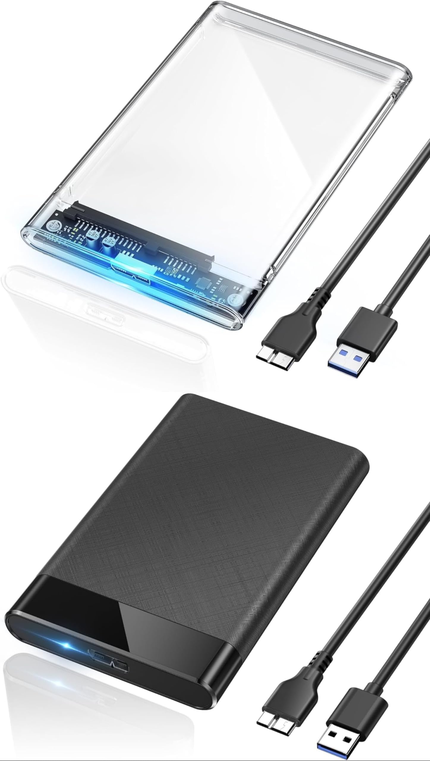 Amazon.com: POSUGEAR 2.5'' External Hard Drive Enclosure, USB 3.0 to ...