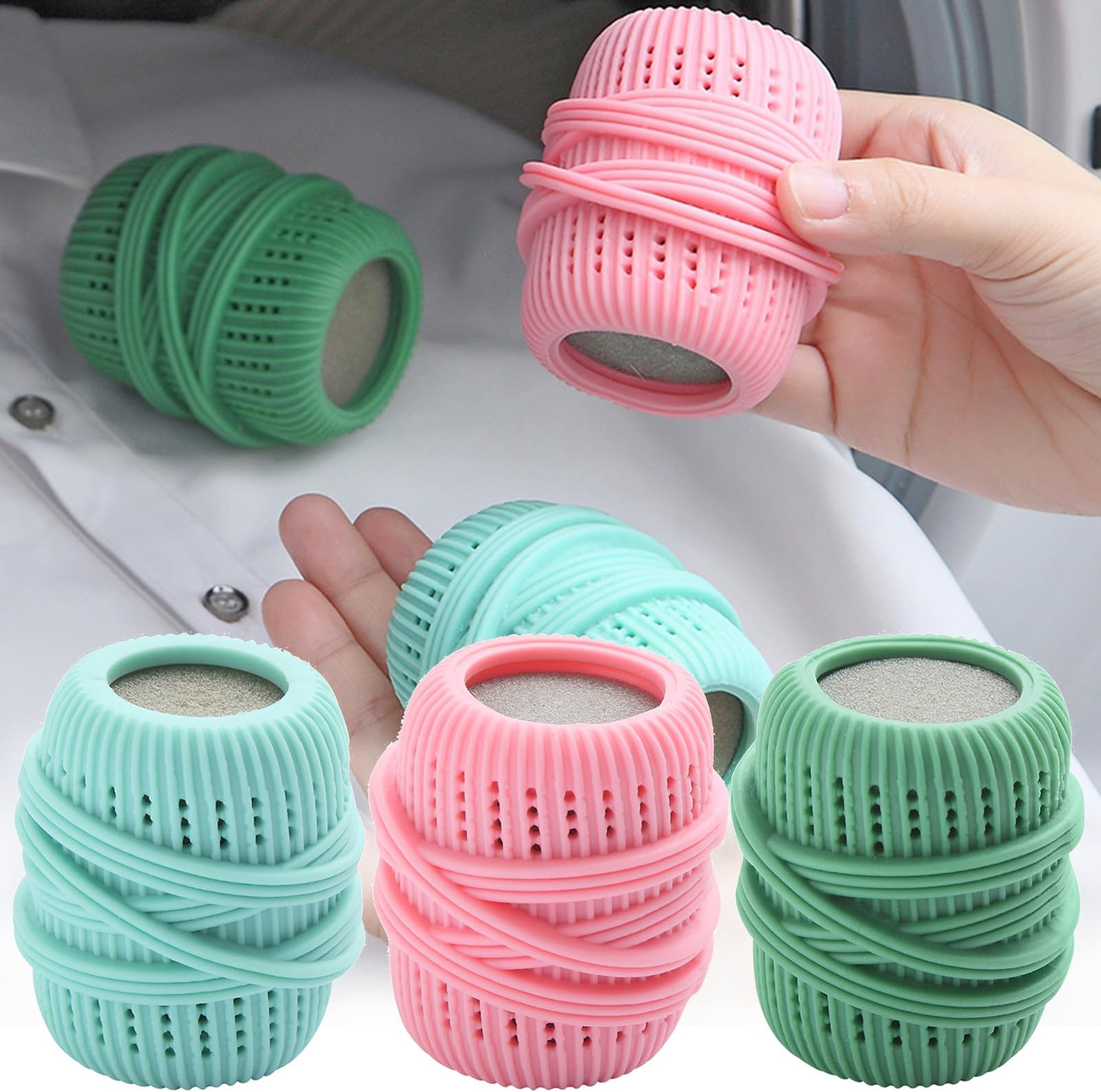 Amazon.com: 3Pcs Washing Machine Laundry Ball Fabric Softener Ball Dispenser for Washing Machine ...
