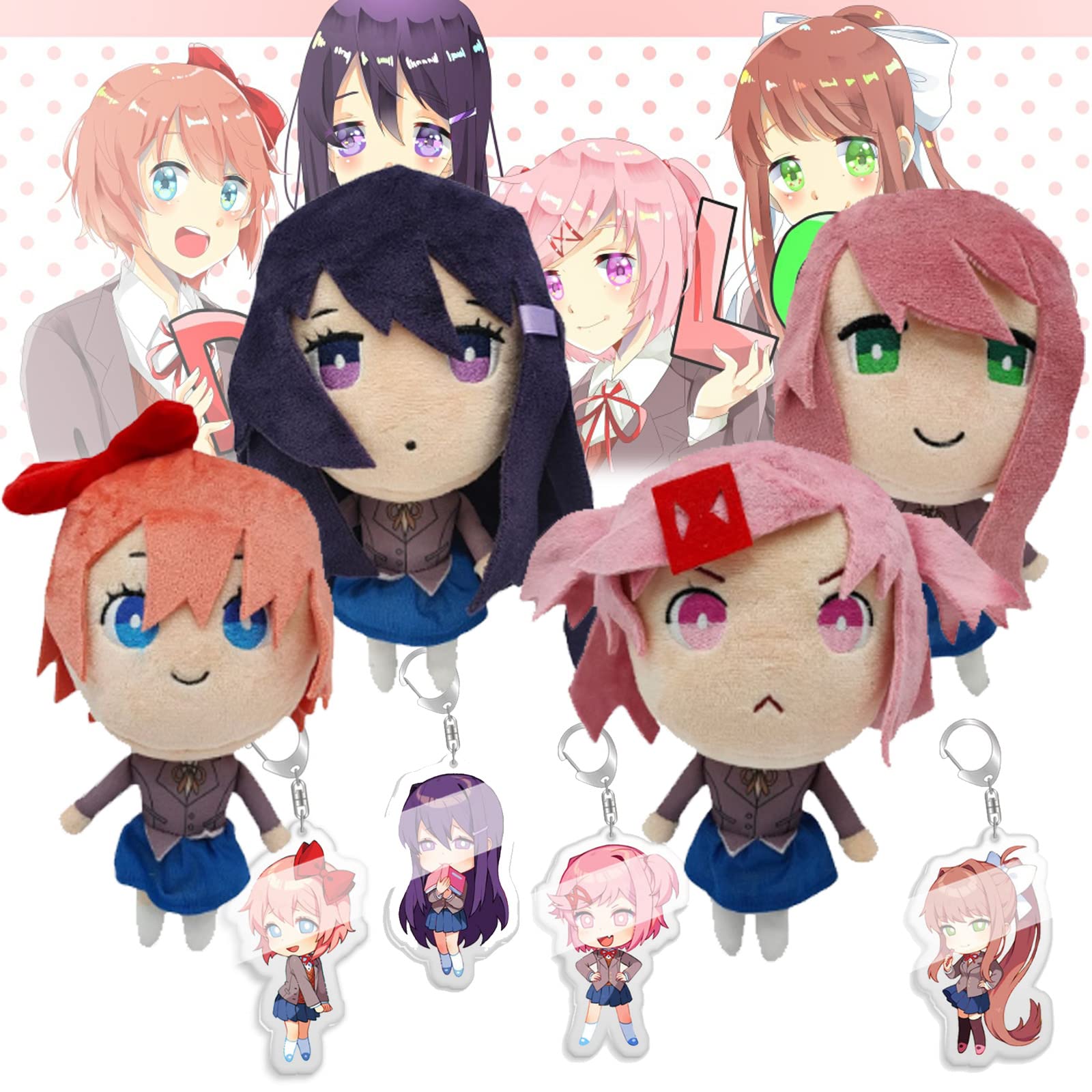 Buy Doki Doki Literature Club Plush Toys Comes with The Same Character ...