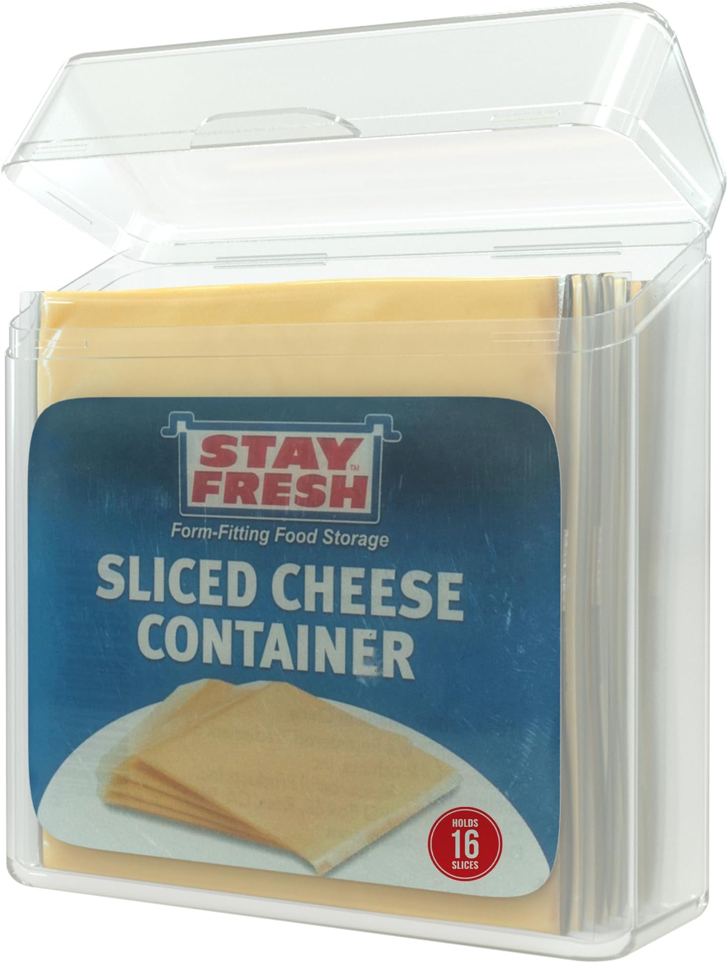 Amazon.com: Joie Moo Moo Sliced Cheese Storage Container for Fridge ...