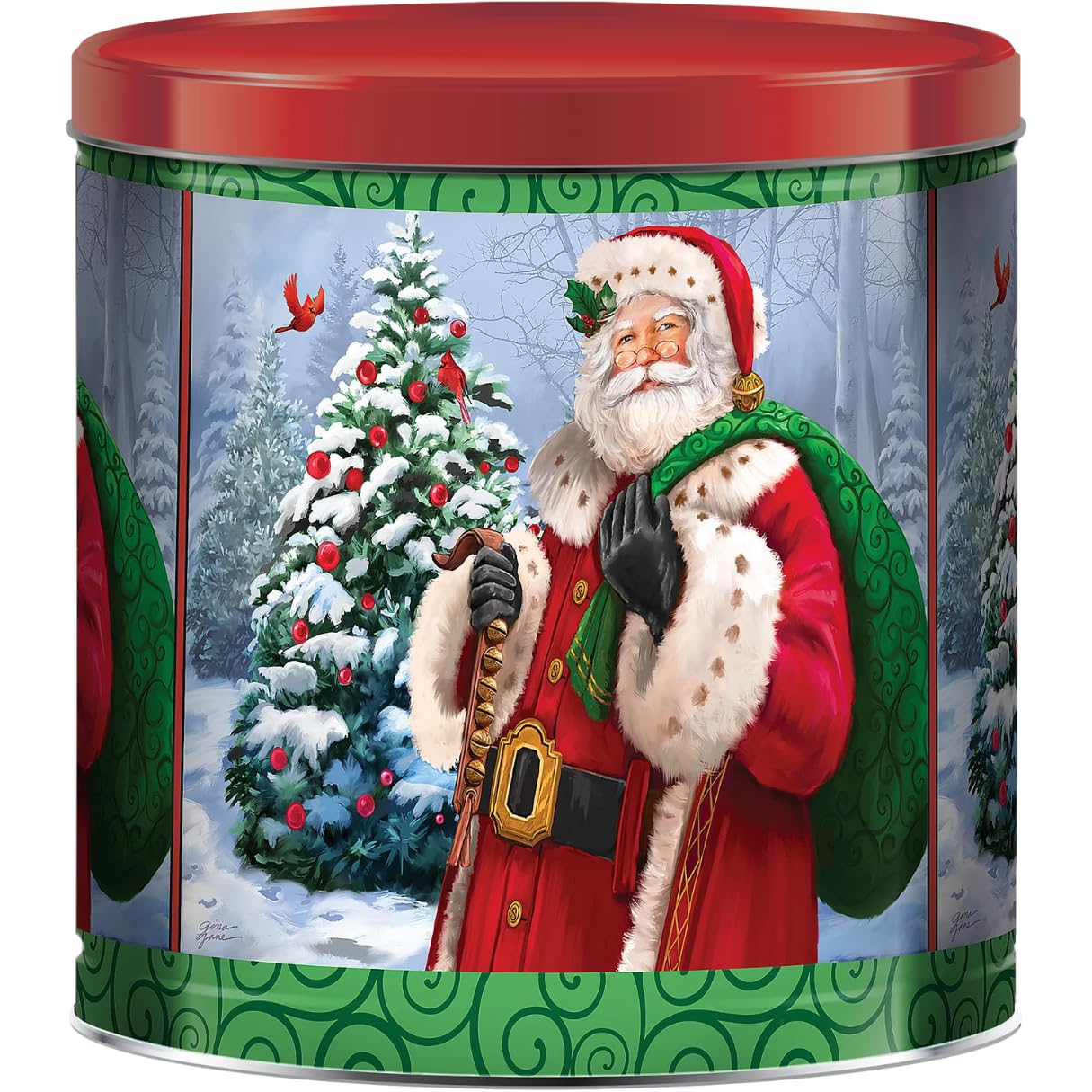 Amazon.com: Christmas Popcorn Tin - 21 Ounces Of Assorted Popcorn ...