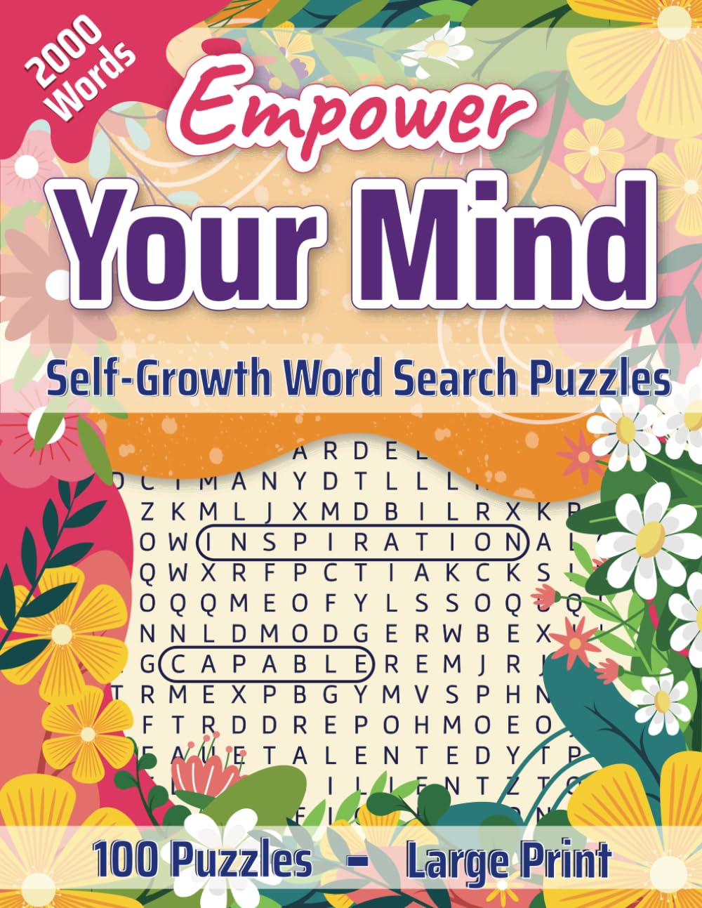 Word Search Puzzle: Self-Growth: Empower Your Mind: Pagan, Briana ...