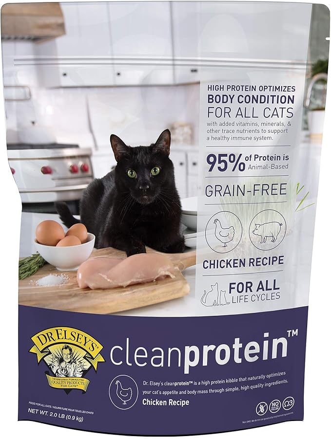 Dr Elsey s Cleanprotein Grain Free High Protein Low Carb Dry Cat Food 