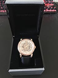 Amazon.com: Emporio Armani Men's Automatic Stainless Steel Mechanical ...
