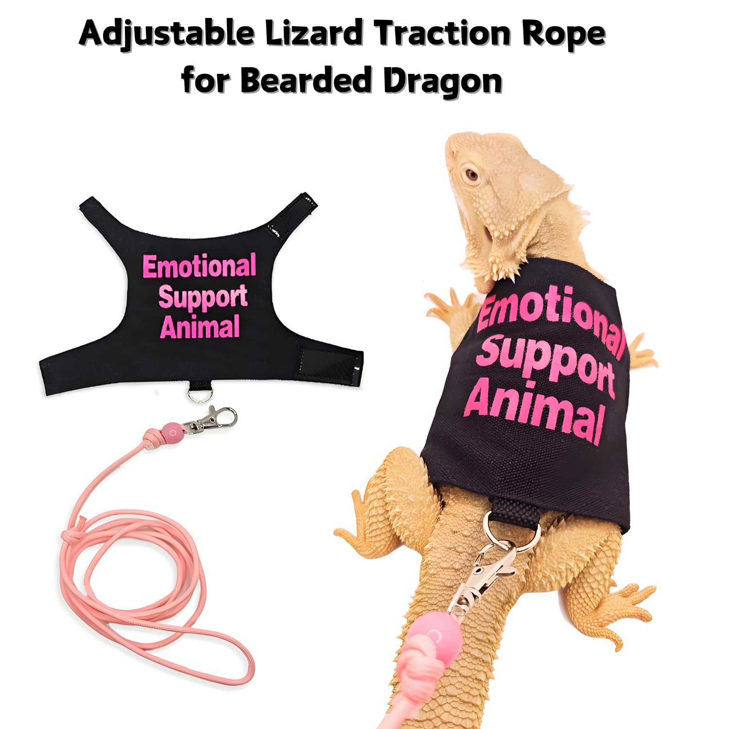 Lizard Harness Small Pet Bearded Dragon Leather Harness Bearded Dragon ...