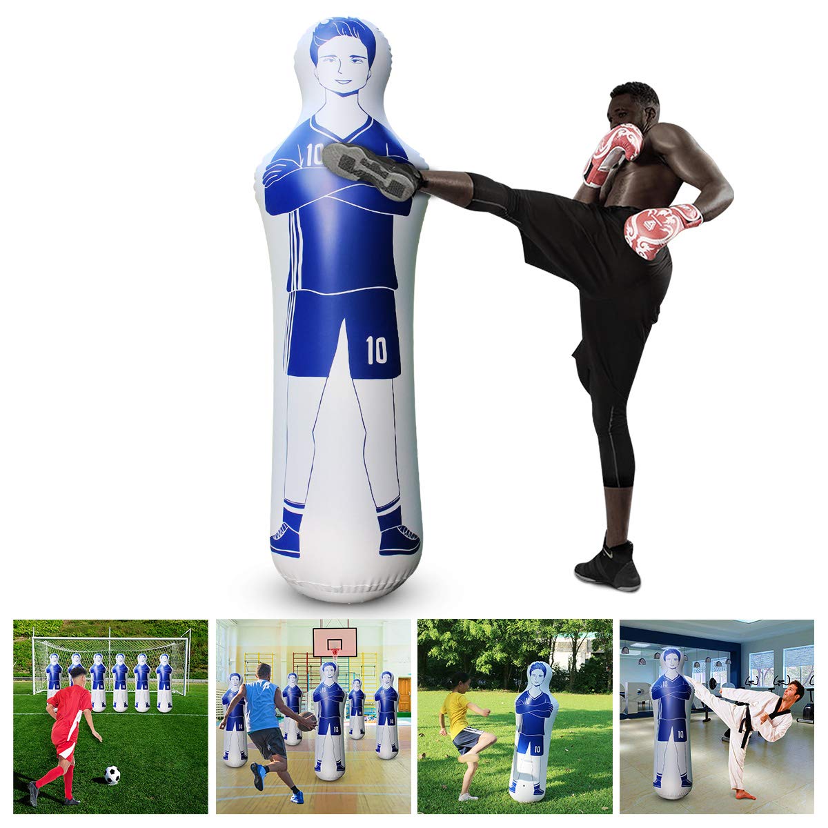 Snapklik.com : SUNSHINEMALL Inflatable Soccer Dummy Goalkeepr Air ...