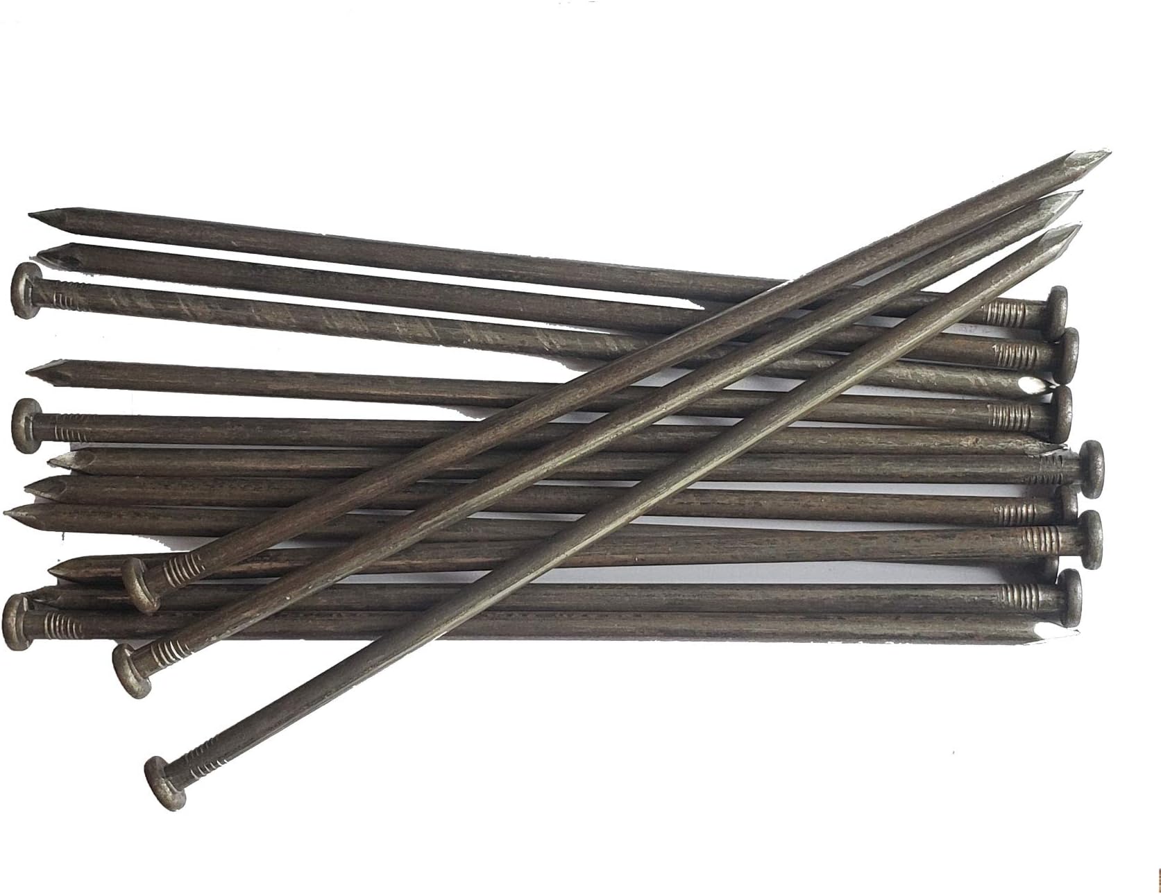 Amazon.com : MAOMBO Artificial Turf Stakes Galvanized Metal Spiral ...